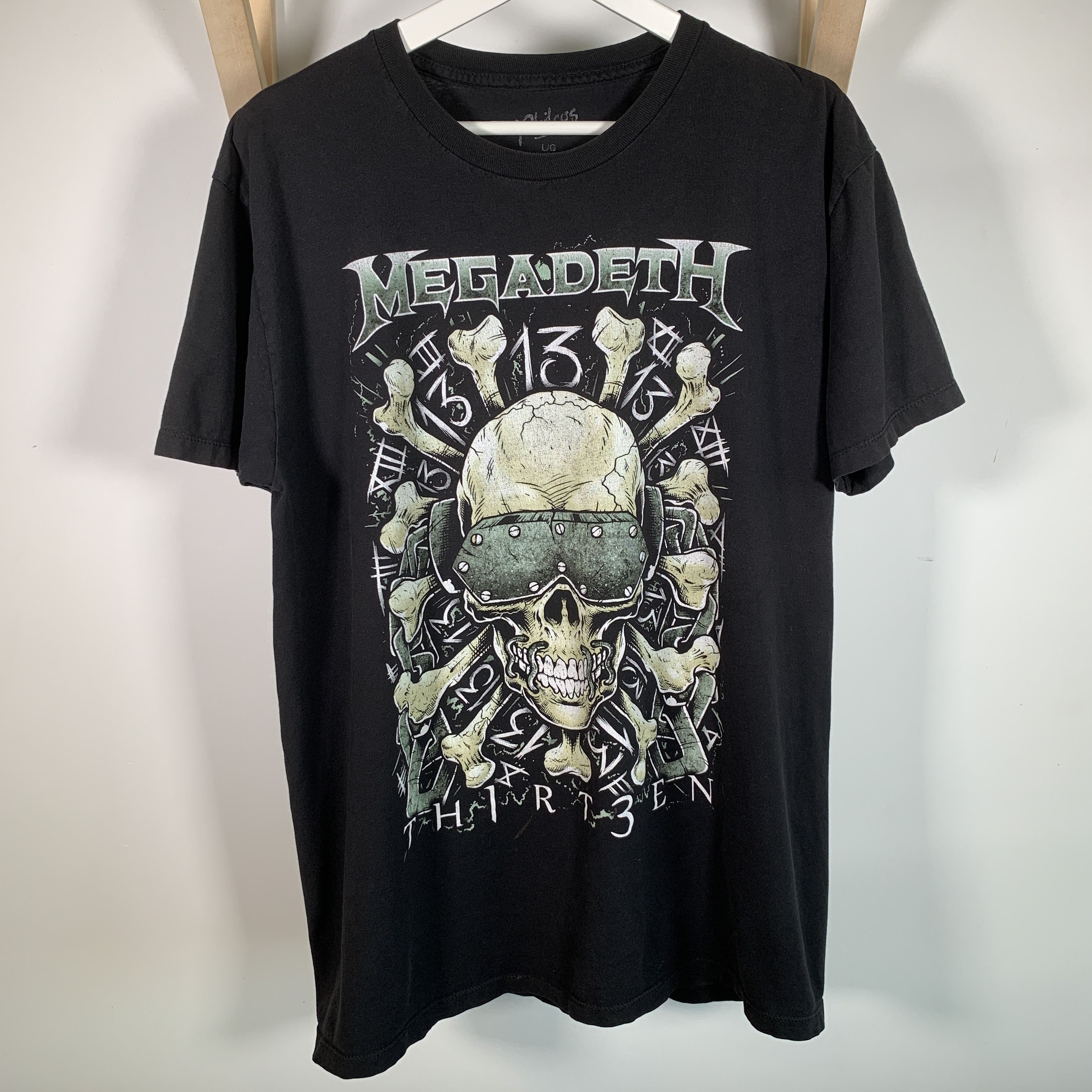 Vintage Megadeth Thirteen Album Band Shirt Slayer Maiden Style | Grailed