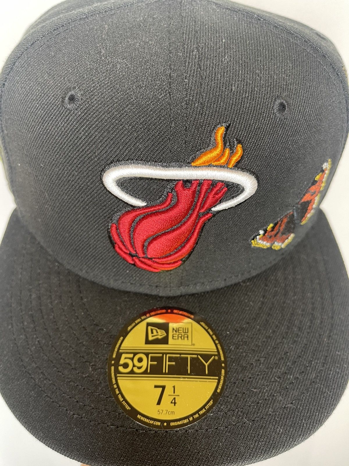 New Era Felt X New Era Miami Heat Fitted Cap | Grailed