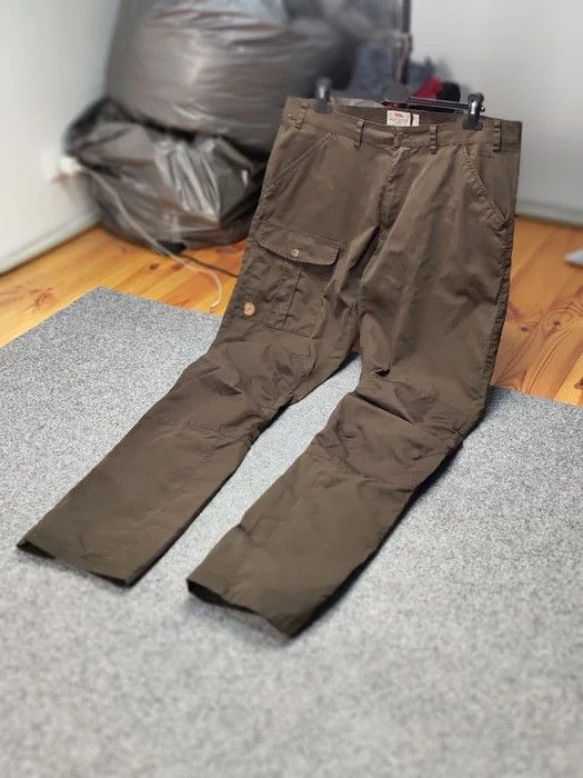 Fjallraven Fjällräven Nils Trousers Brown Outdoor Cargo Pants G-1000 ...