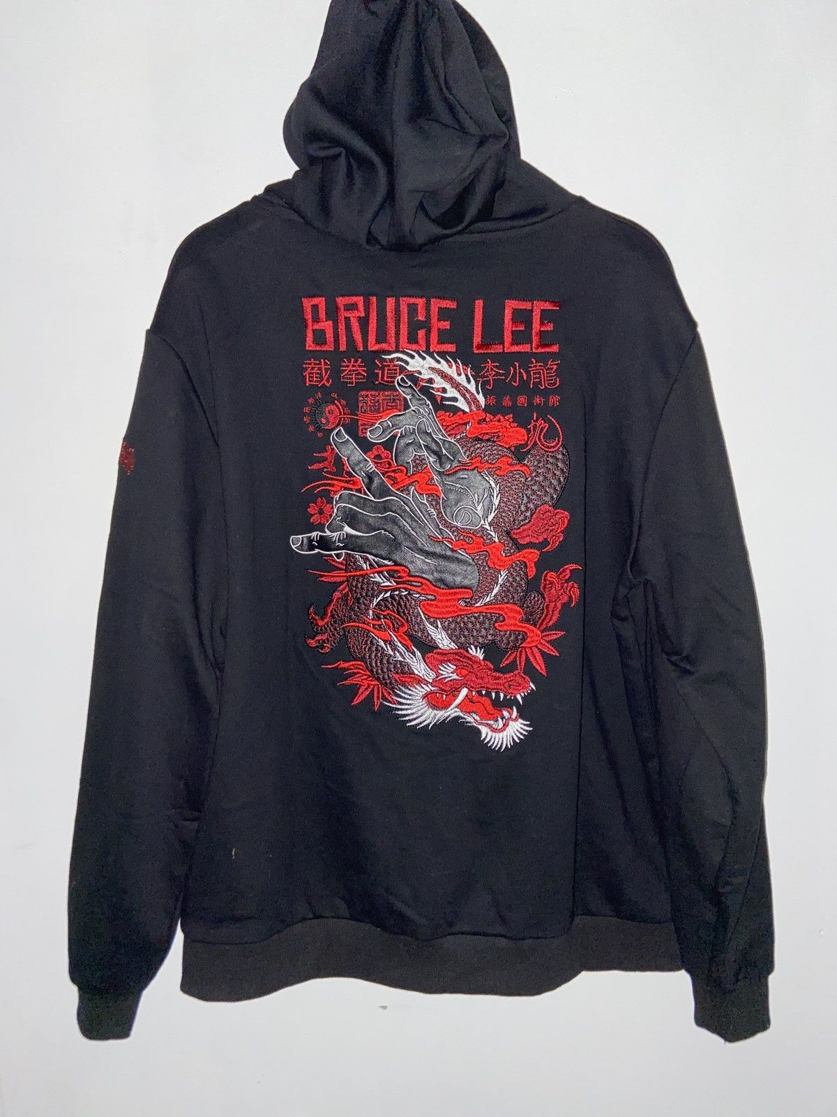 Other Bruce Lee The Dragon 🐉 Embroidery Hoodie XXL 1/1 Merch UNI | Grailed