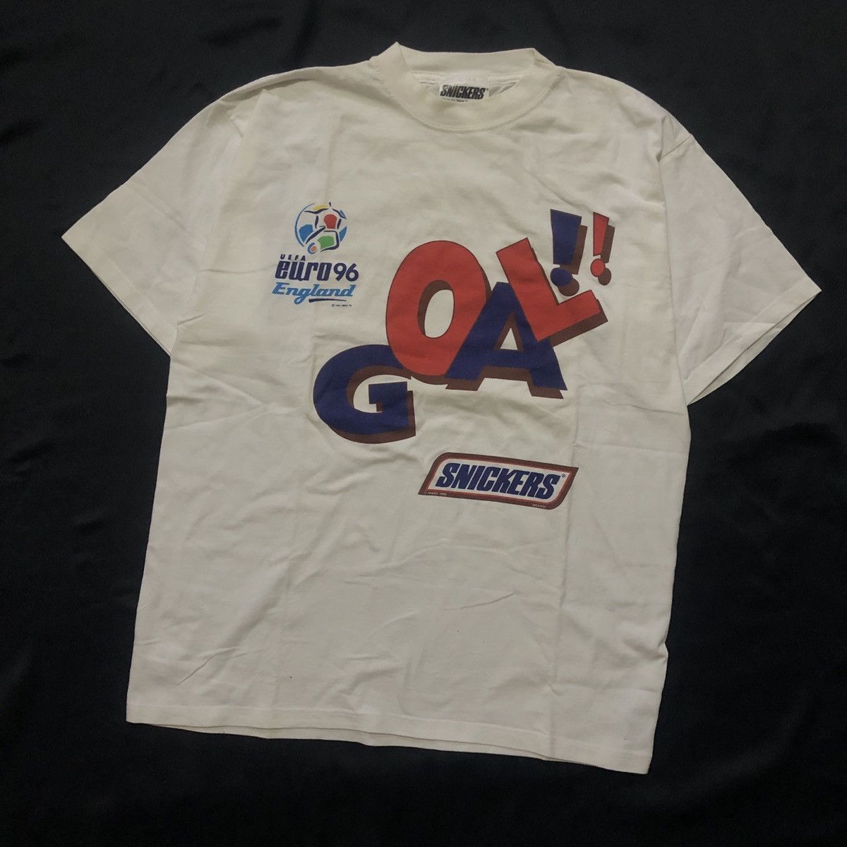 Rare × Tour Tee × Vintage Vintage UEFA Euro 96 England GOAL Snickers ...