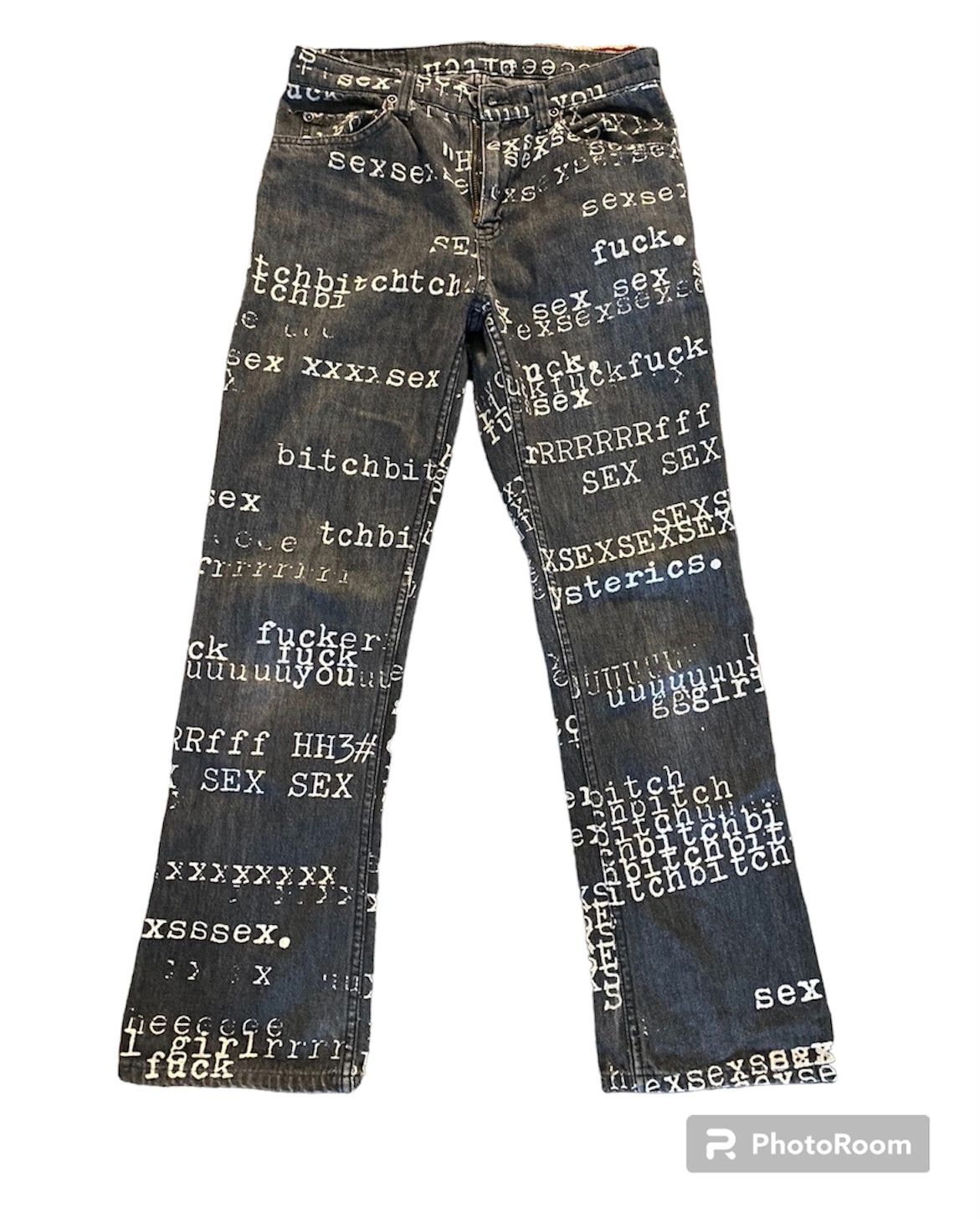 Hysteric Glamour Hysteric Glamour Sex Typewriter Jeans Grailed