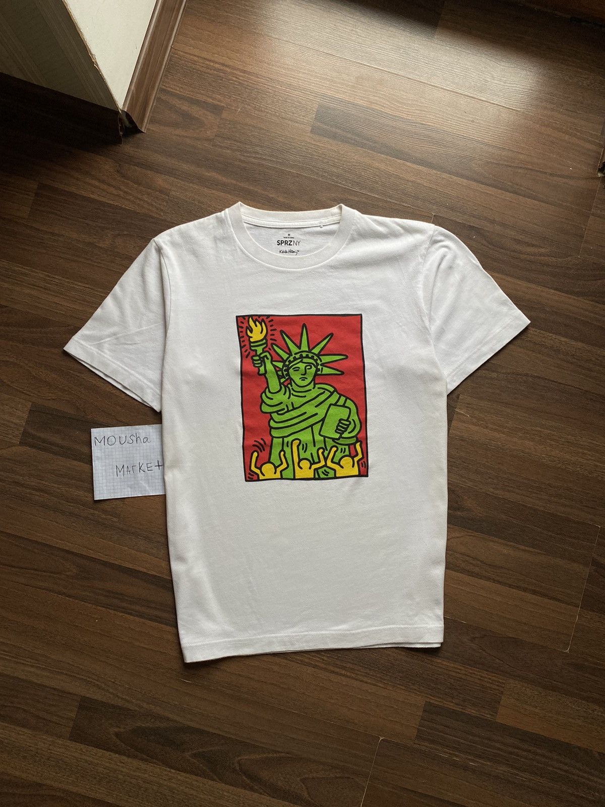 Uniqlo Keith Haring x Uniqlo Big Logo T-Shirt \Streetwear size M | Grailed