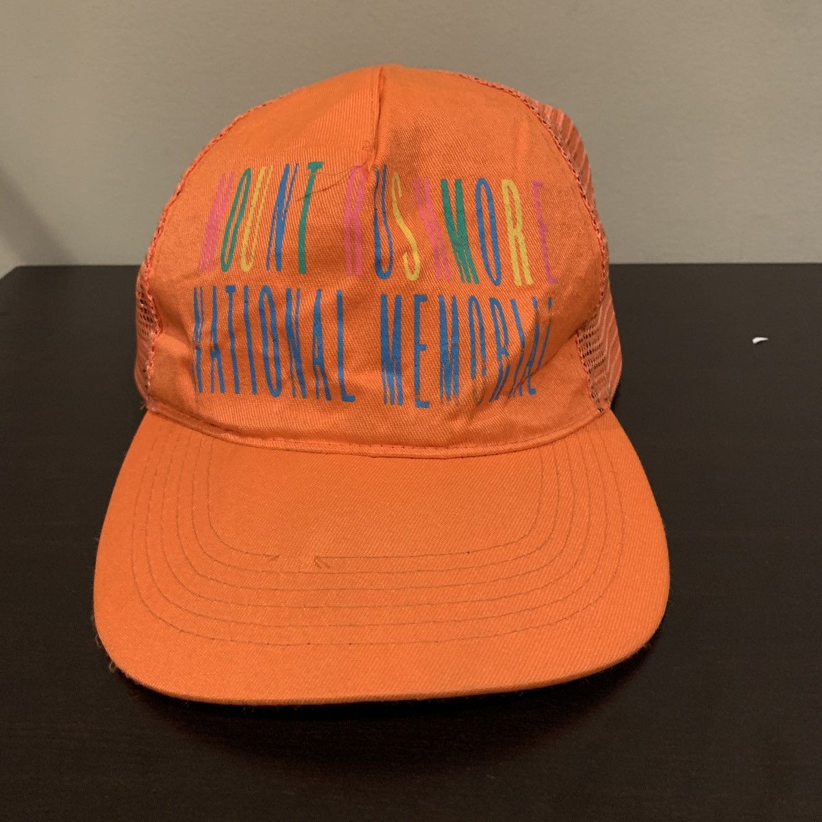 Vintage Vintage 90s Neon Mount Rushmore National Memorial Hat USA | Grailed
