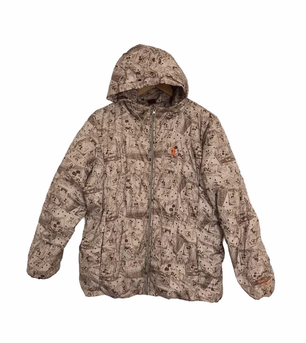 Mickey Mouse Mickey Mouse Fullprint Light Puffer Jacket | Grailed