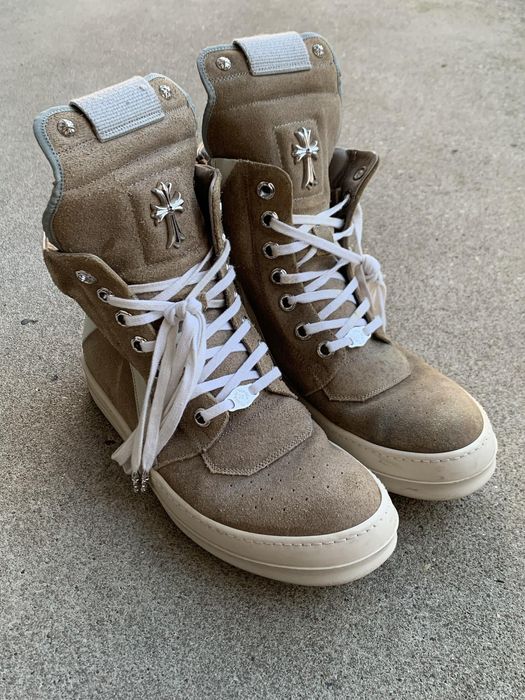 Rick Owens Rick Owens x Chrome Hearts Geobaskets | Grailed
