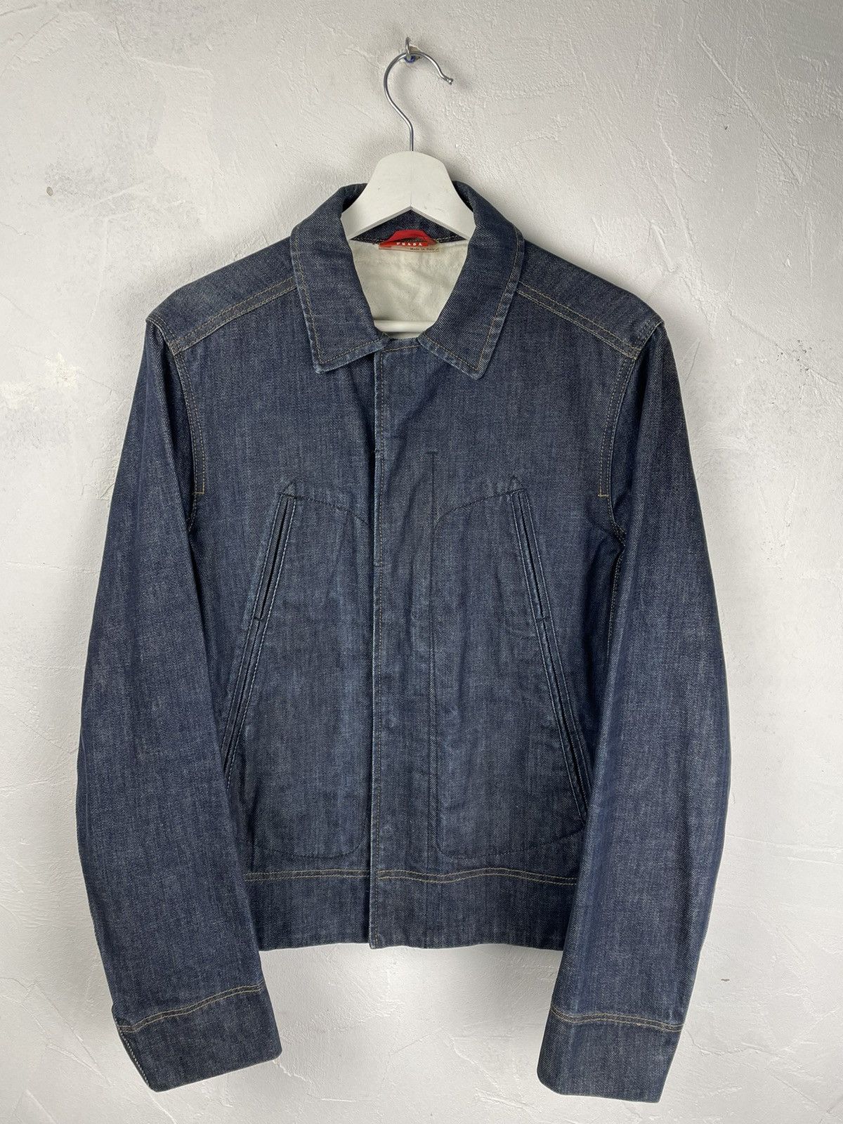 Prada Prada Sport Vintage Linea Rossa Denim Work Jacket Size 48 | Grailed