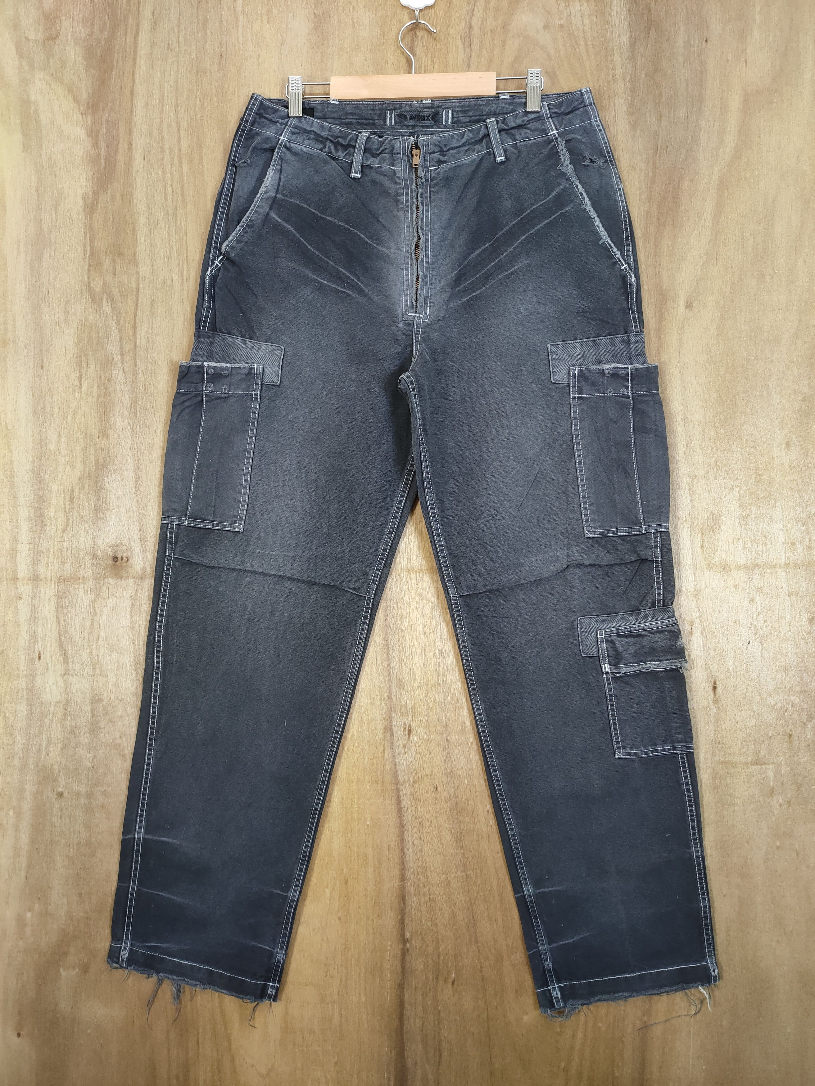 Vintage VINTAGE AVIREX FADED CARGO PANTS MULTIPOCKET | Grailed