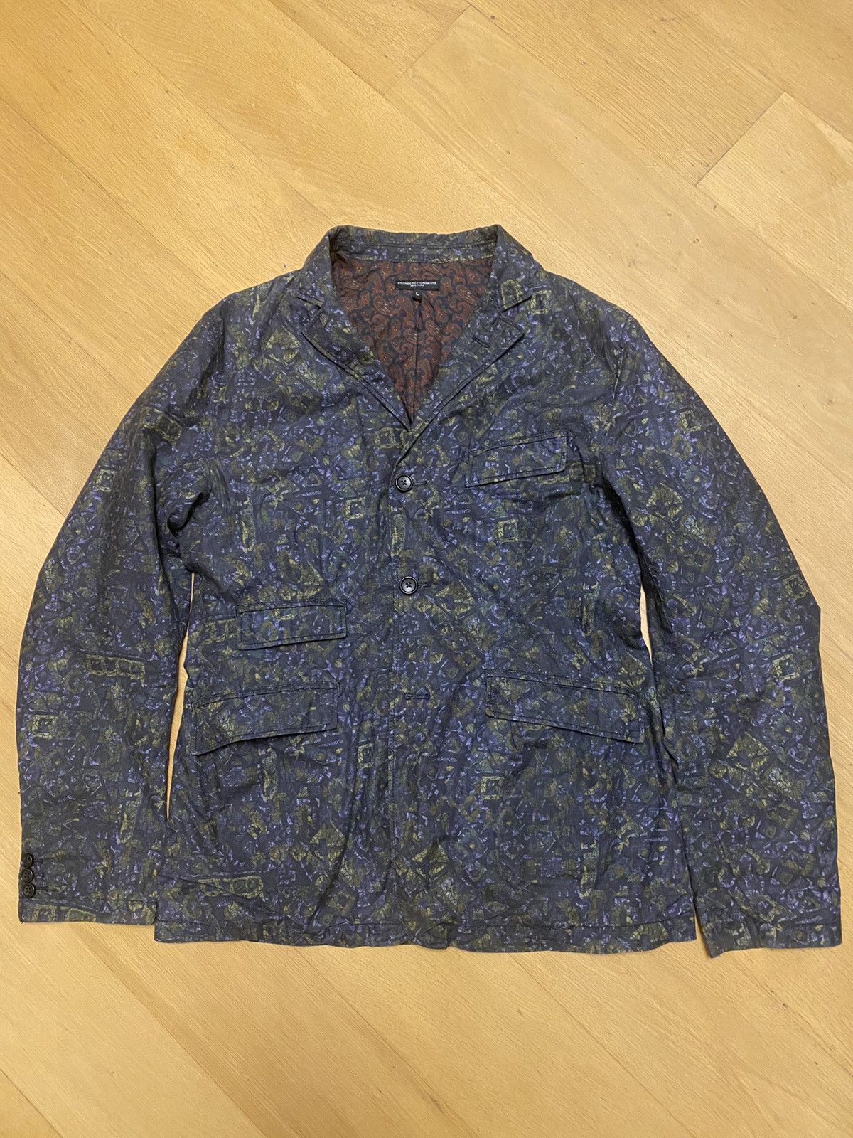 Engineered Garments Batik Print Andover Jacket | Grailed