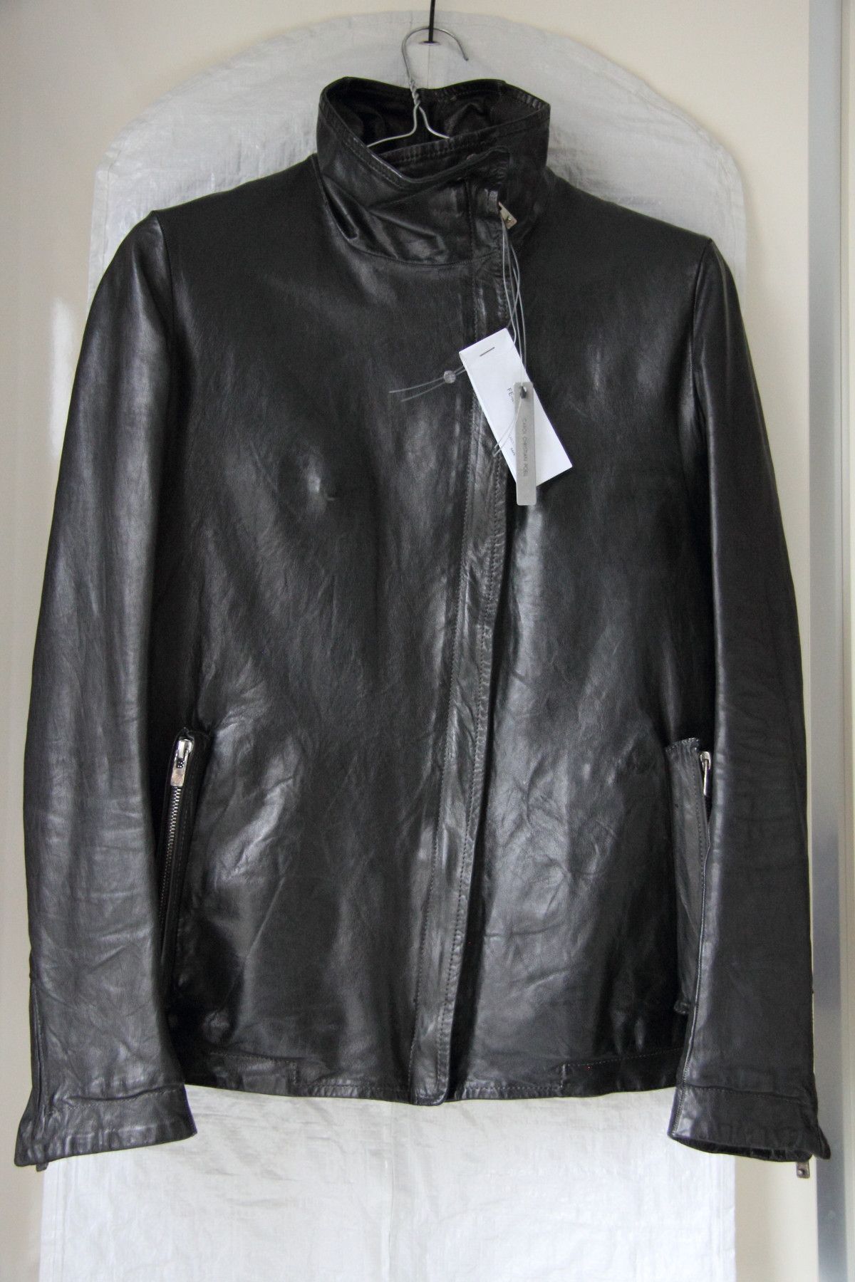 Carol Christian Poell CAROL CHRISTIAN POELL KANGAROO LEATHER JACKET ...