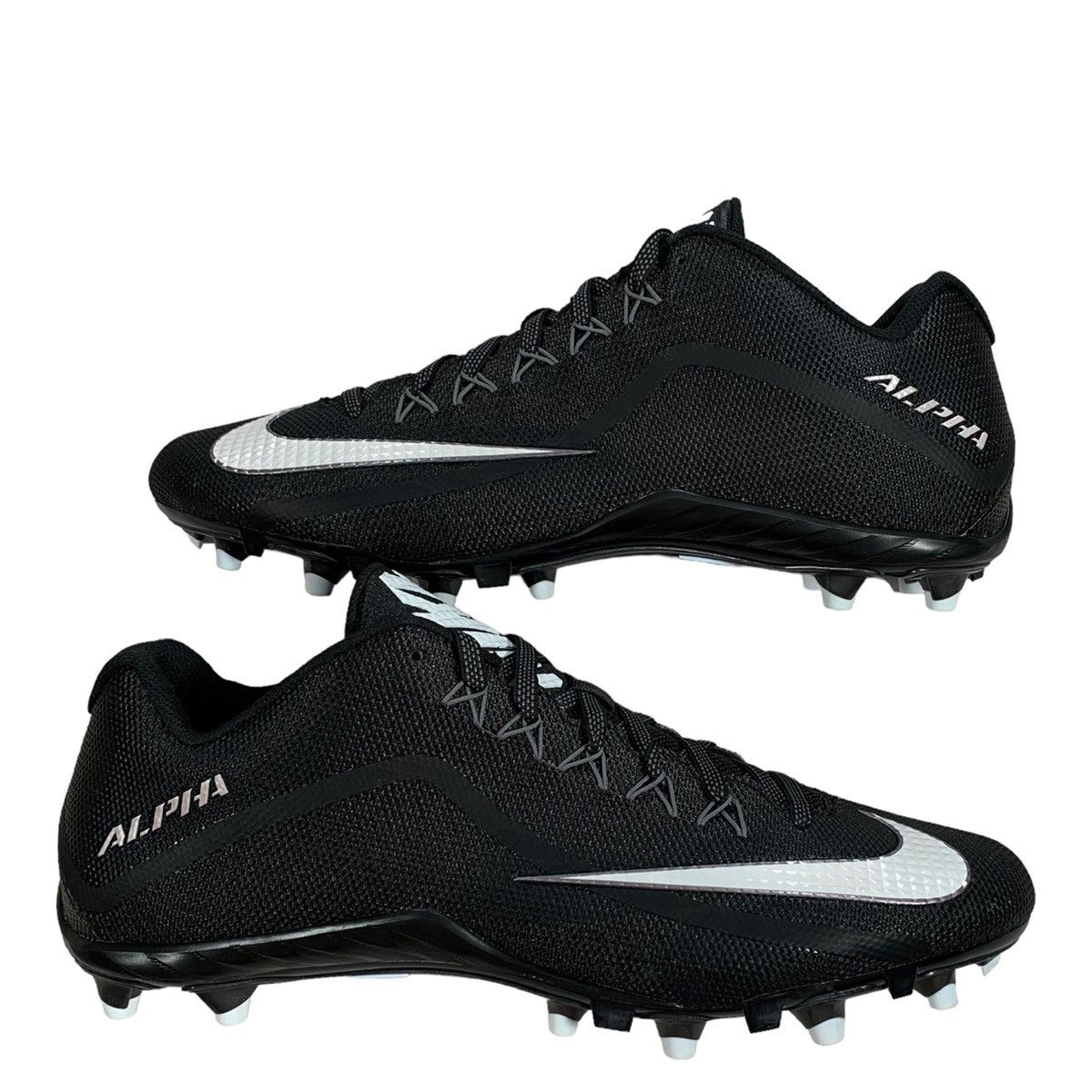 Nike Nike Alpha Pro 2 TD Black Metallic Dark Grey Football Cleats | Grailed