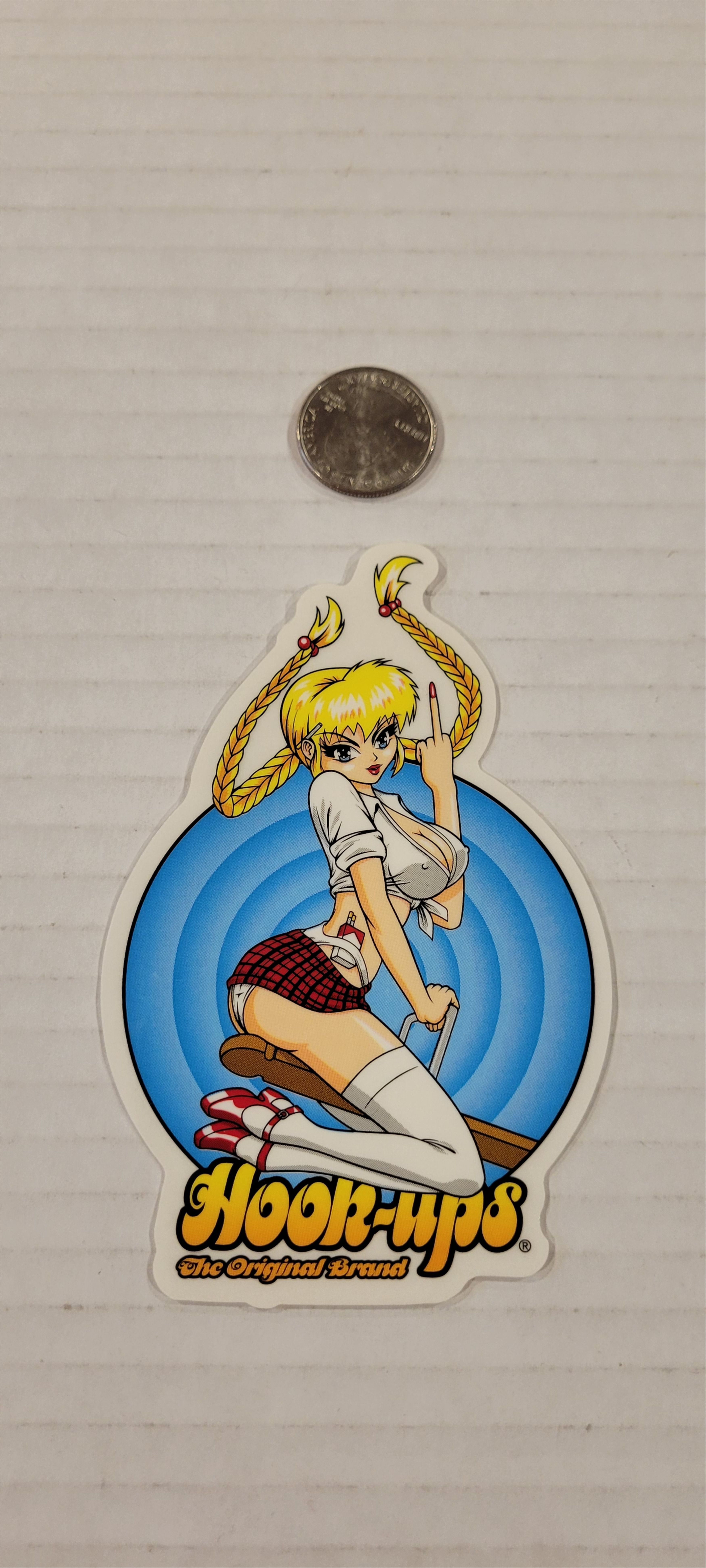 Hook-Ups JEREMY KLEIN SUZY SEE SAW HOOK STICKER SUPREME FUCT ANIME ...