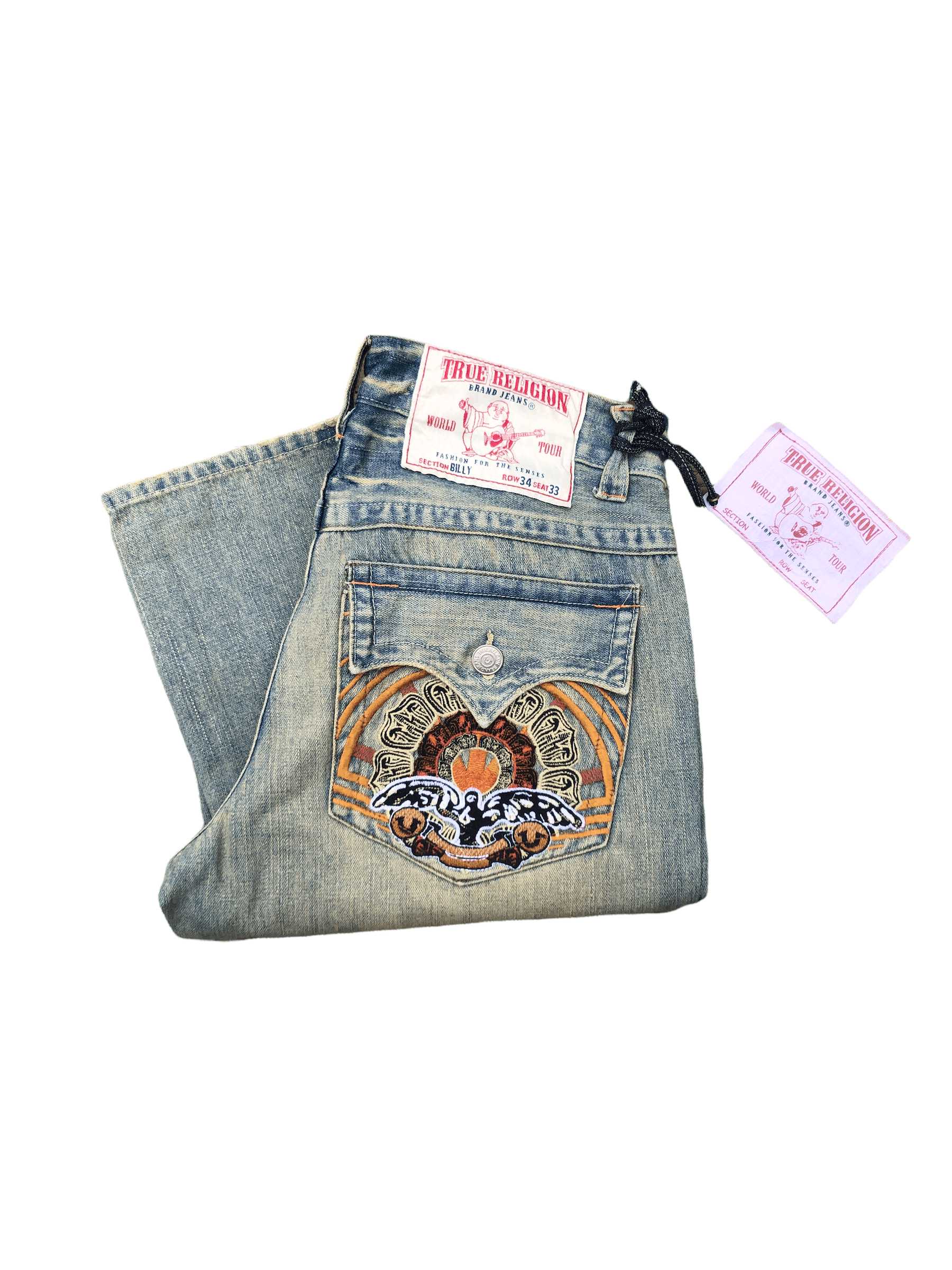 True Religion Vintage True Religion Embroidered Jeans Size 34 BILLY ... True Religion Vintage True Religion Embroidered Jeans Size 34 BILLY ...