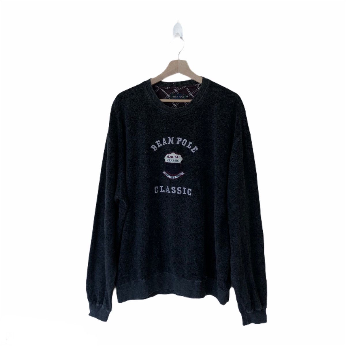 Bean Pole × Japanese Brand BeanPole Big Logo Embroidered Sweatshirt ...