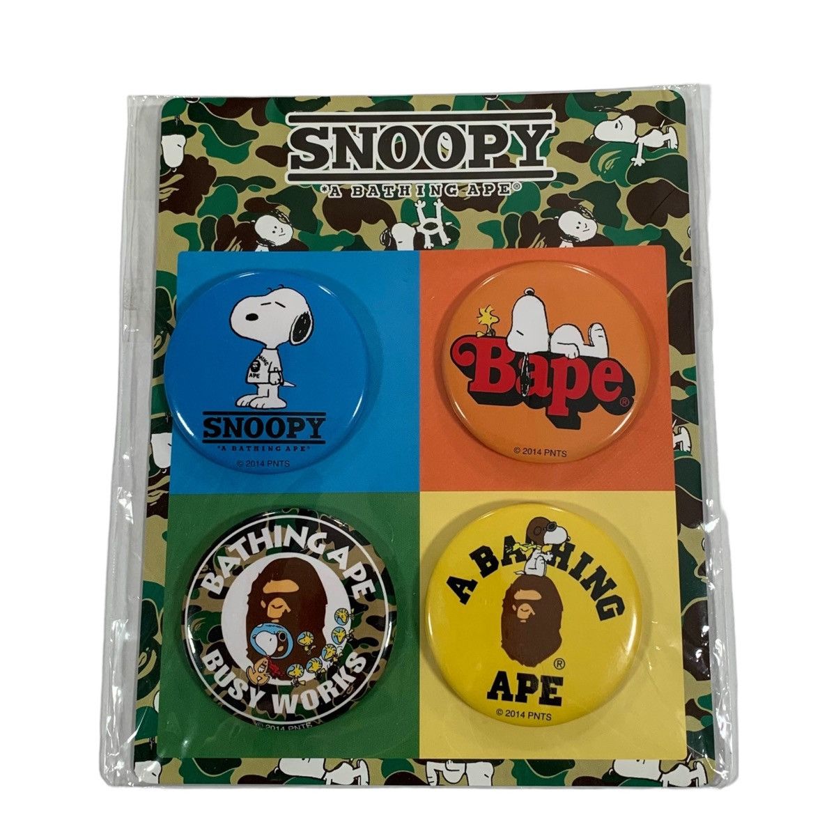 Bape × Peanuts A Bathing Ape Bape Peanuts Snoopy & Woodstock 2014 Pin ...