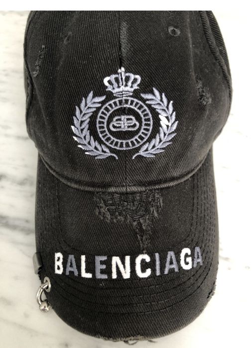 Balenciaga Balenciaga destroyed cap | Grailed