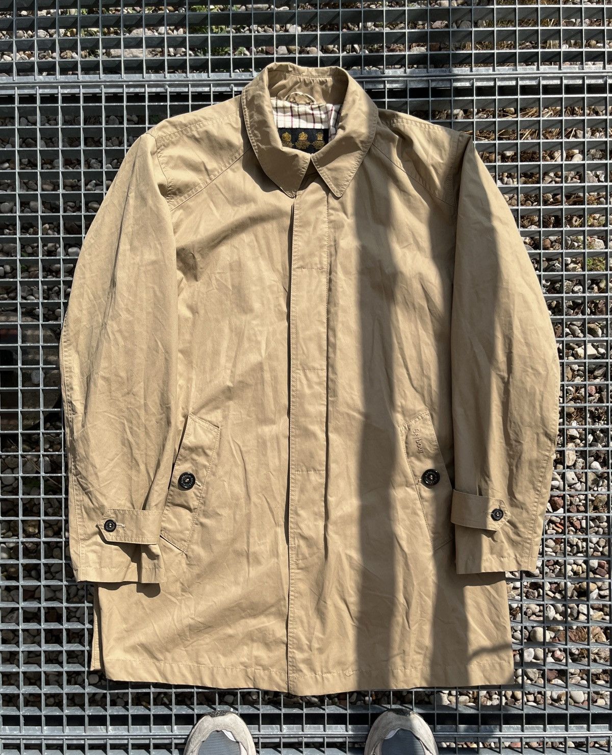 Barbour Barbour Luxury Beige Trench Coat Jacket | Grailed