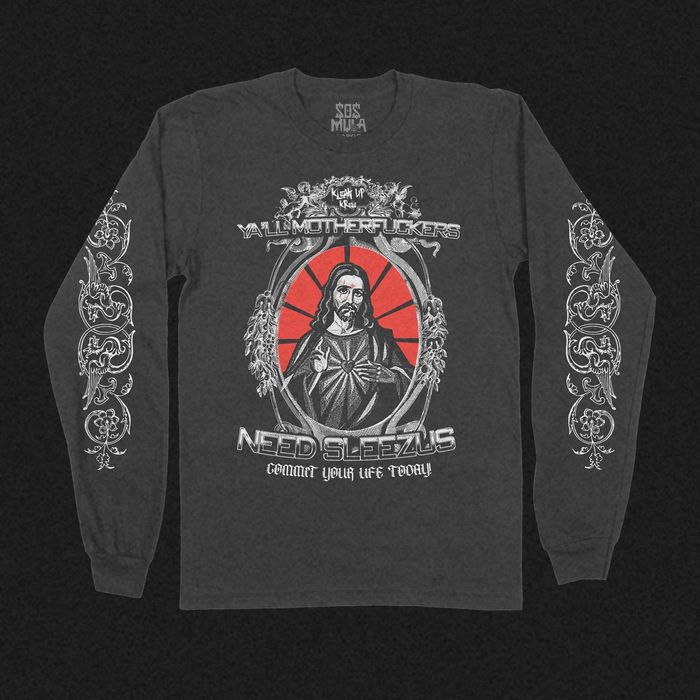 Band Tees SosMula City Morgue Sleezus Longsleeve T-Shirt - Black LG ...