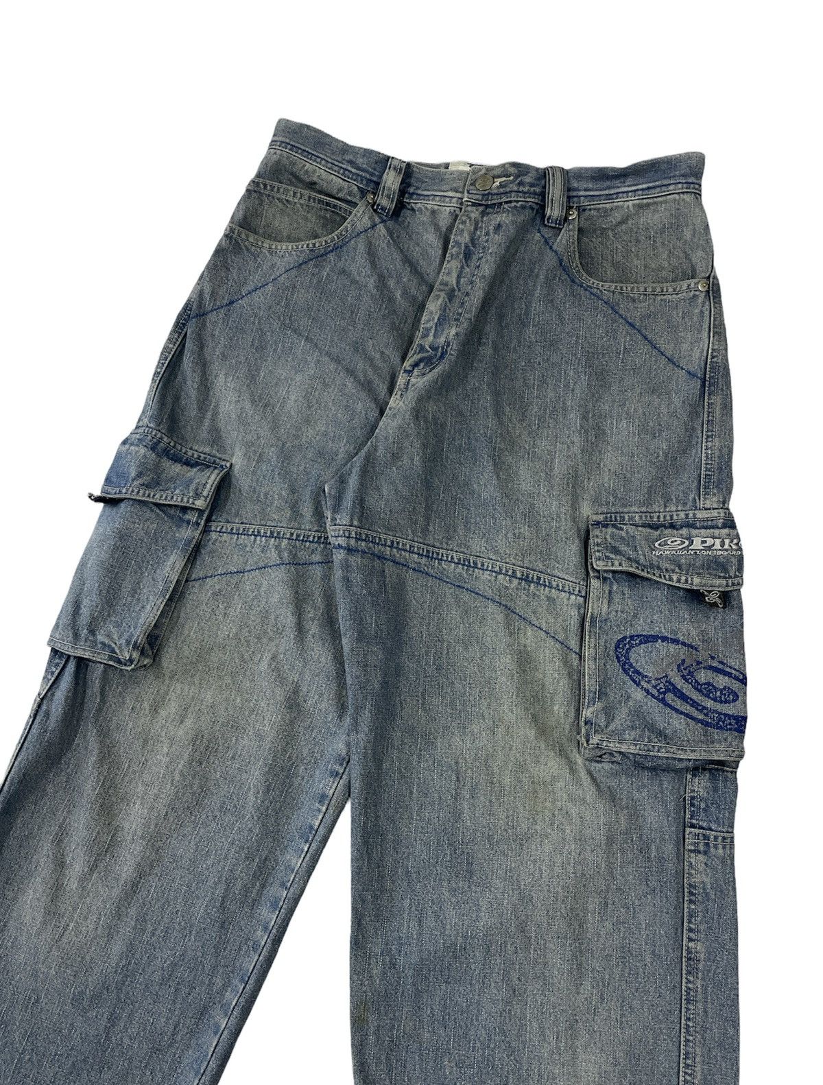 Japanese Brand Vintage Piko Japan Cargo Jeans Baggy | Grailed