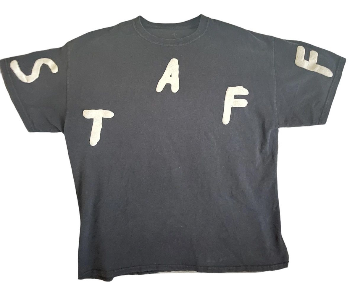 Streetwear × Travis Scott puff print travis scott staff tshirt | Grailed