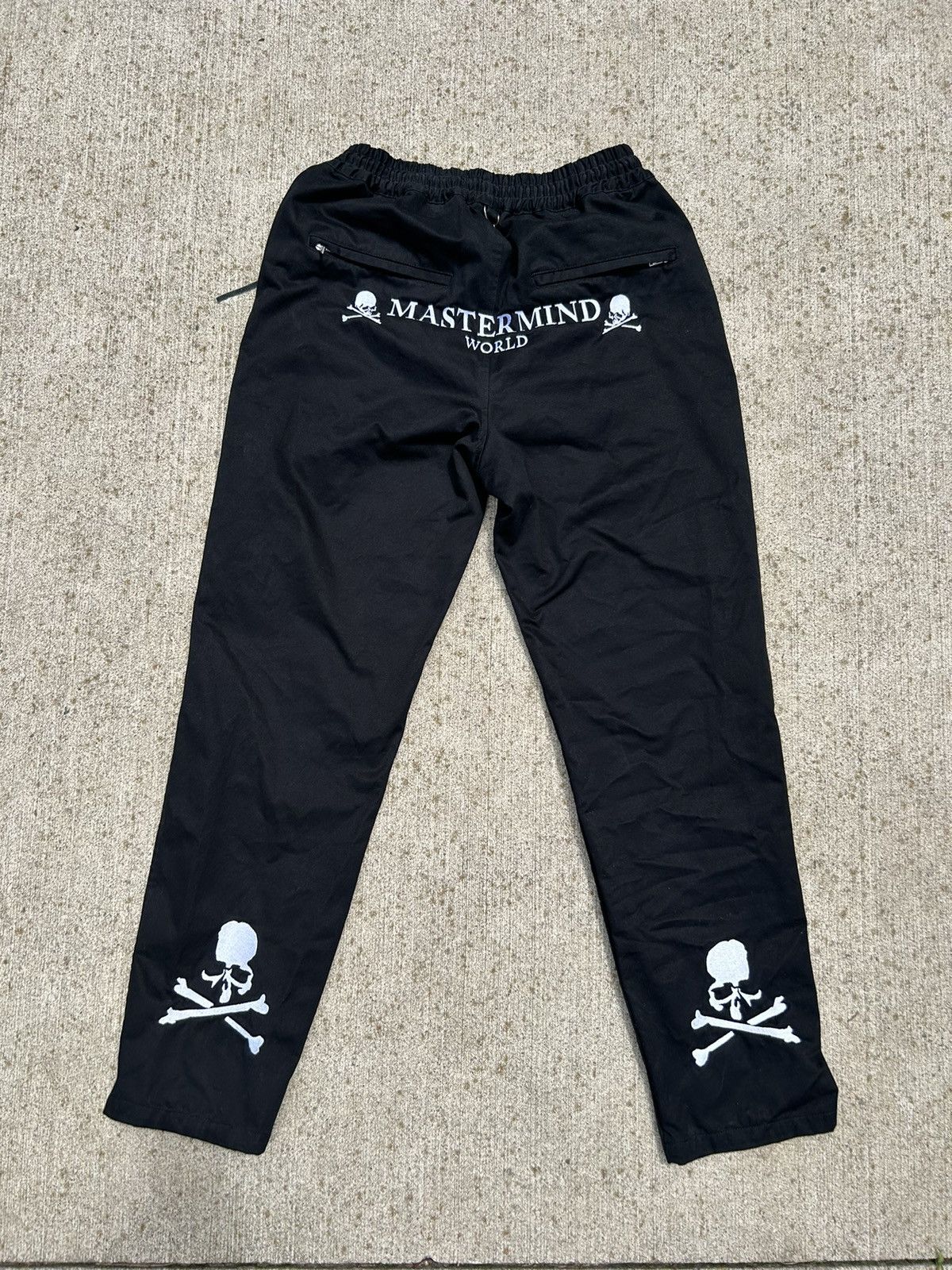 Mastermind Japan Mastermind script logo pants | Grailed