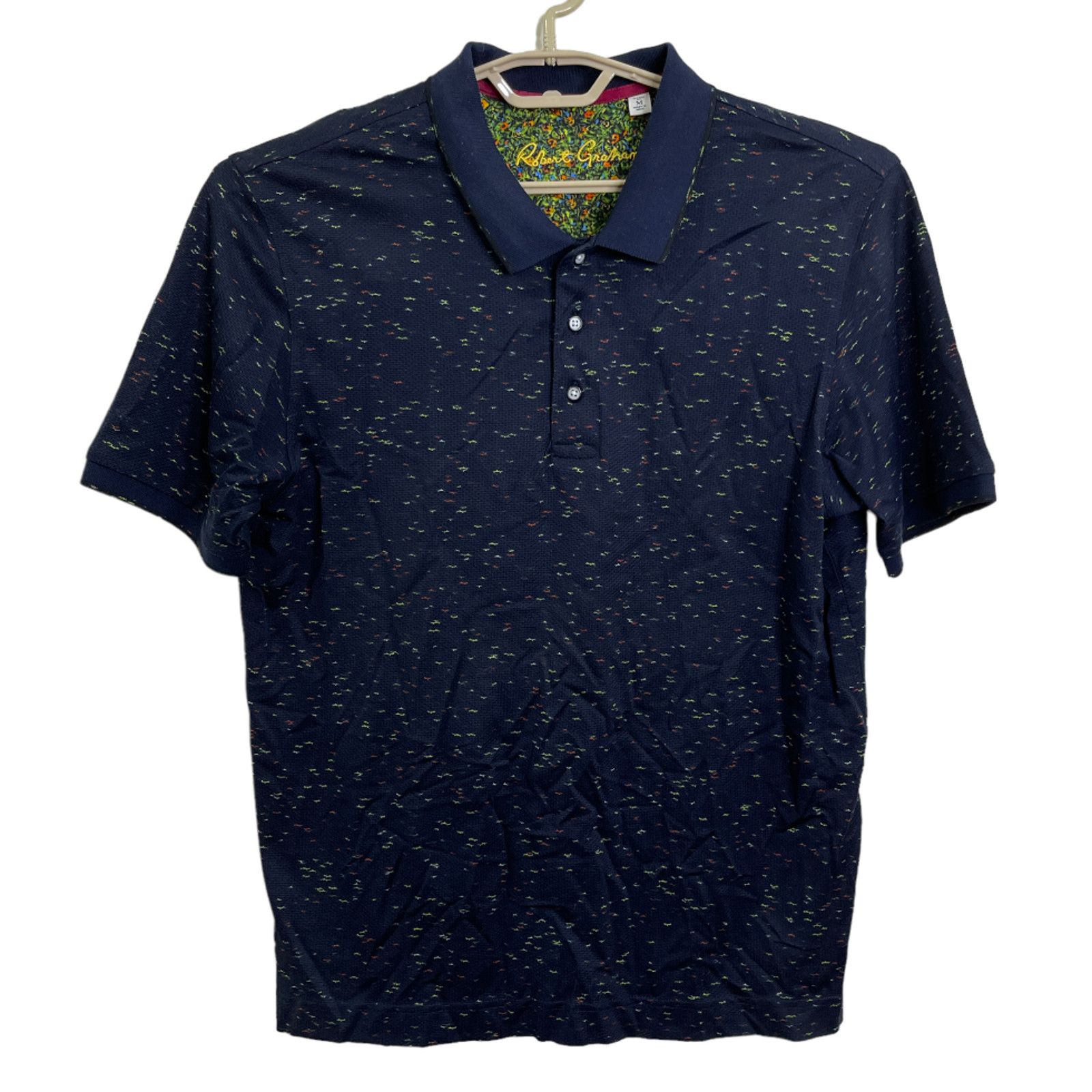 Robert Graham Robert Graham Classic Fit Navy Golf Polo Medium NEW | Grailed