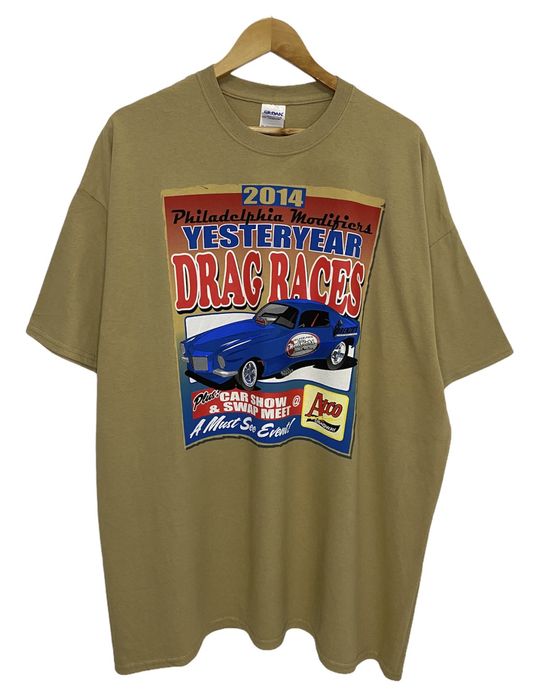 Vintage Vintage Drag Race Big Print T-Shirt | Grailed