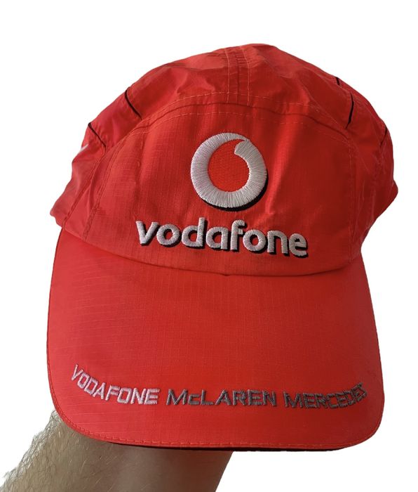 Sportswear Vintage Vodafone McLaren Mercedes Racing Hamilton Cap Hat ...