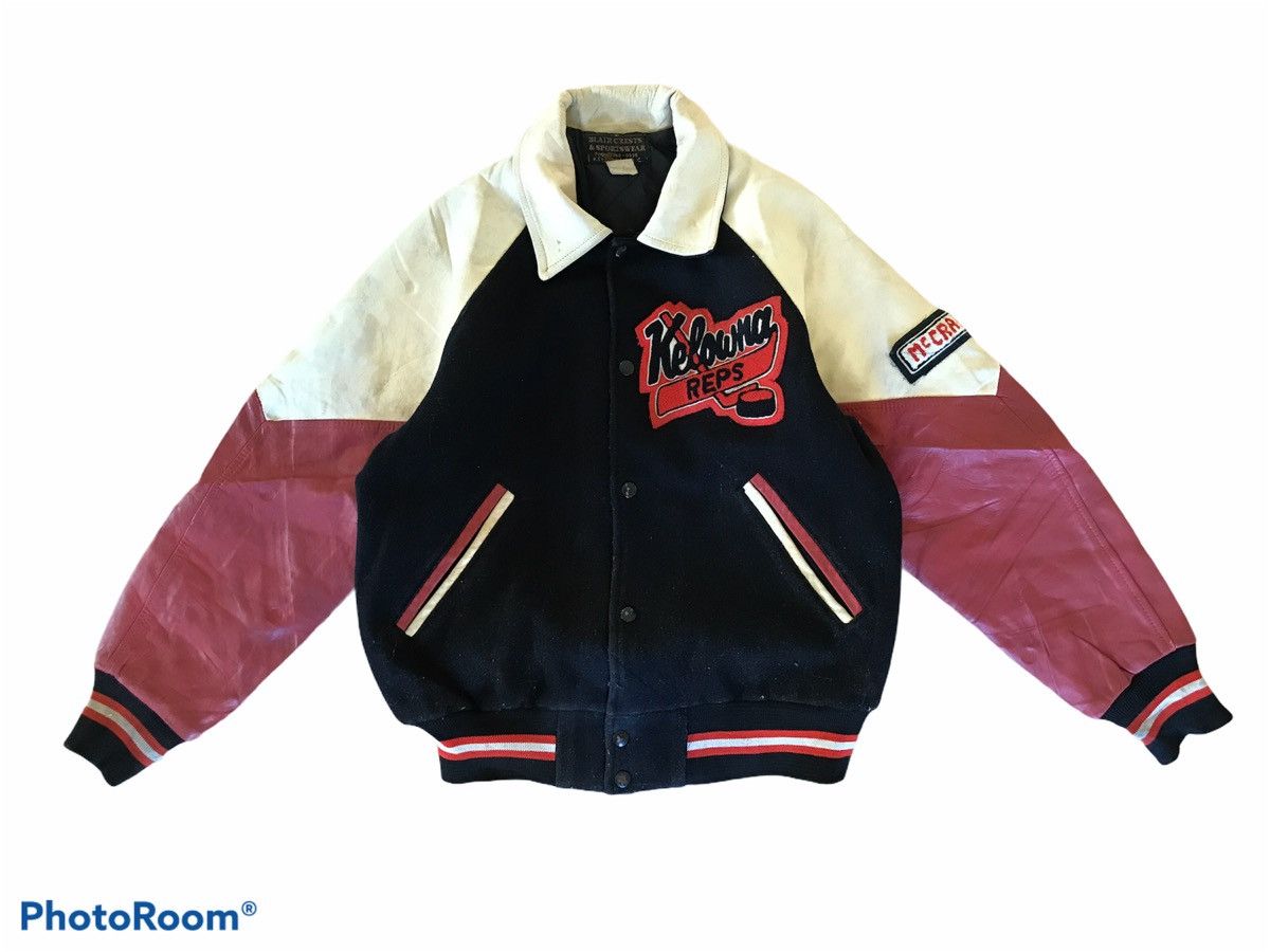 Oldvarsity/Stadium × Varsity Jacket 🔥Vintage kelowna reps mcCready ...
