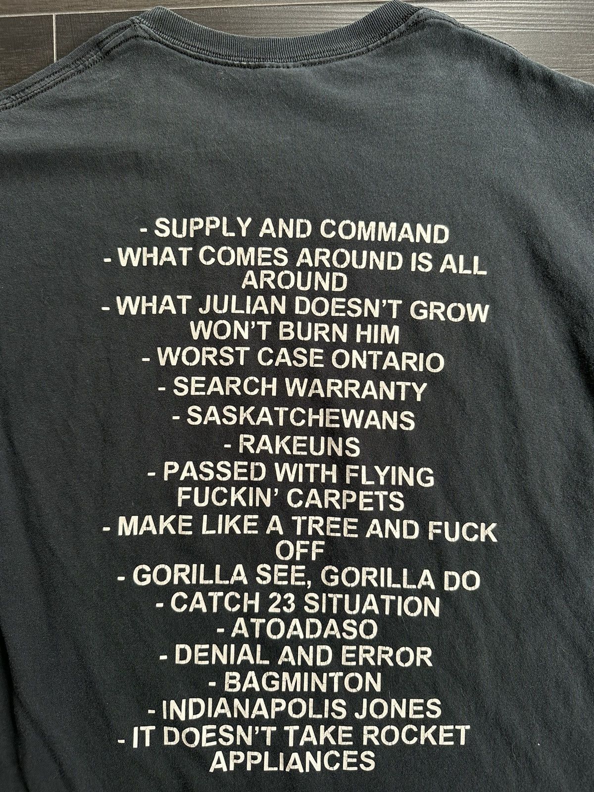 Vintage TRAILER PARK BOYS RICKYISMS RICKY QUOTES | Grailed