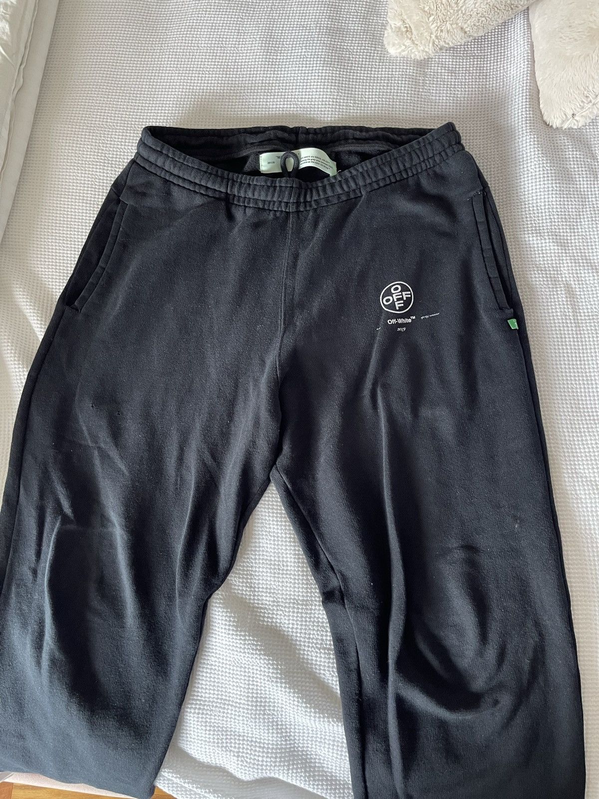 Off-White Off White Diag Stensil Sweatpants | Grailed