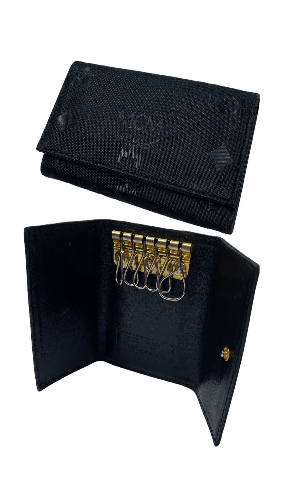 Vintage 🔥LASTDROP🔥 MCM Key Holder Visetos Monogram Wallet | Grailed