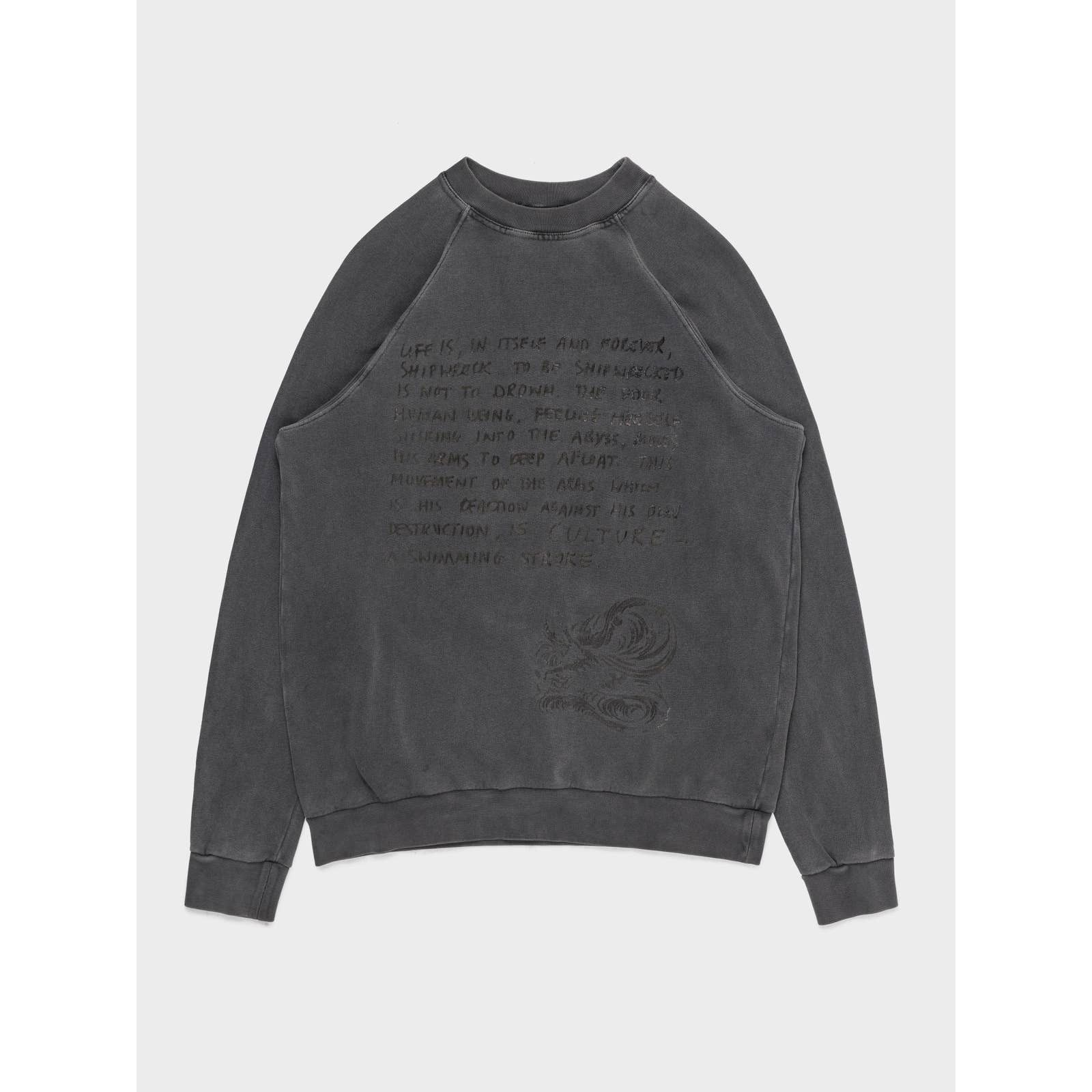 Raf Simons AW04 'Waves' Shipwreck Crewneck | Grailed