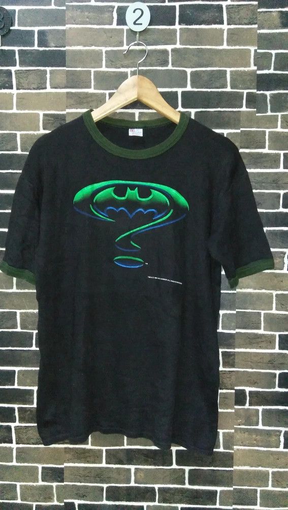 DC Comics × Vintage Vintage 94's Batman DC Comic Ringer T shirt | Grailed