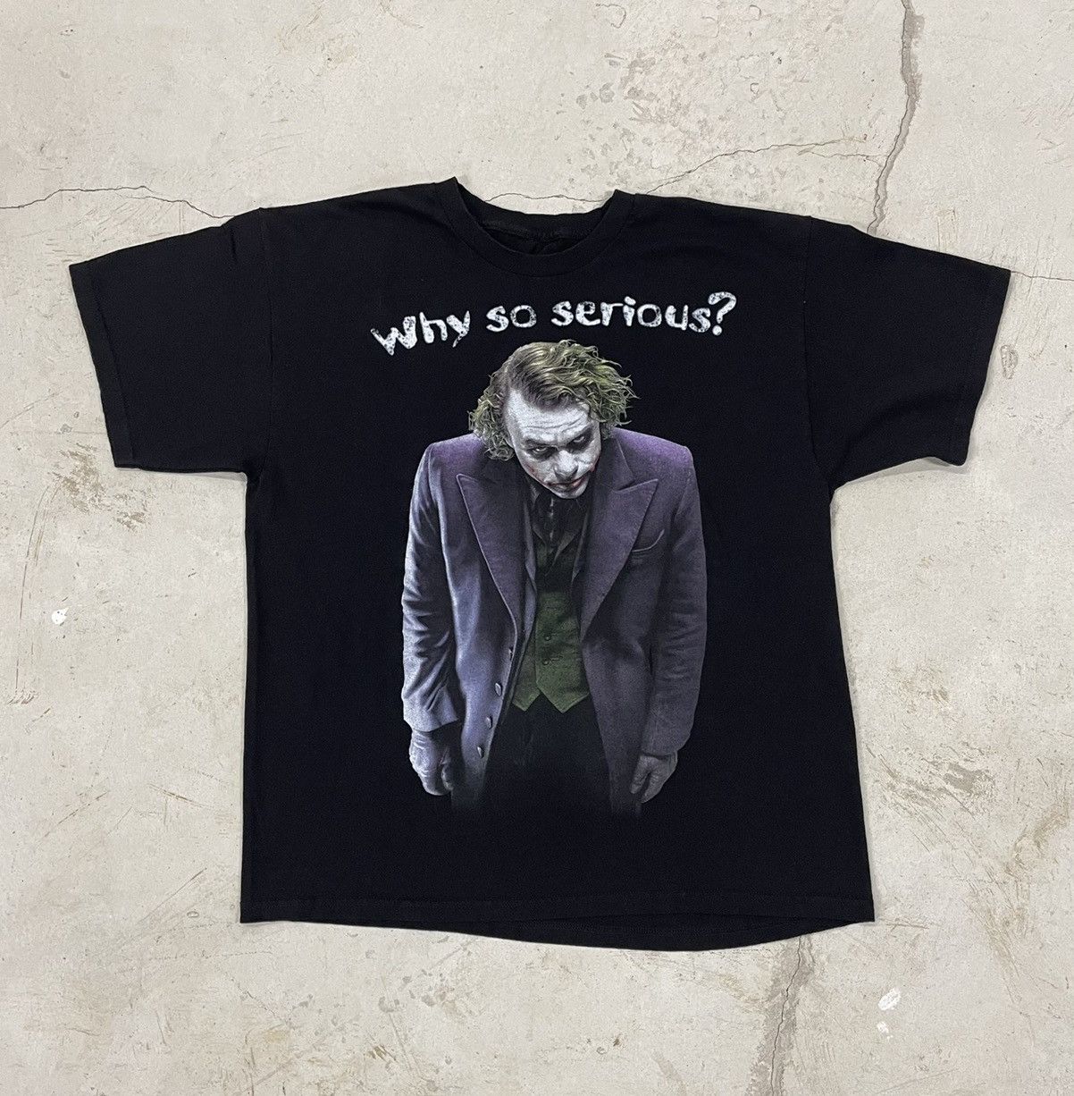 Vintage Vintage The Joker : “Why So Serious” Graphic Movie Tee 22x27 ...