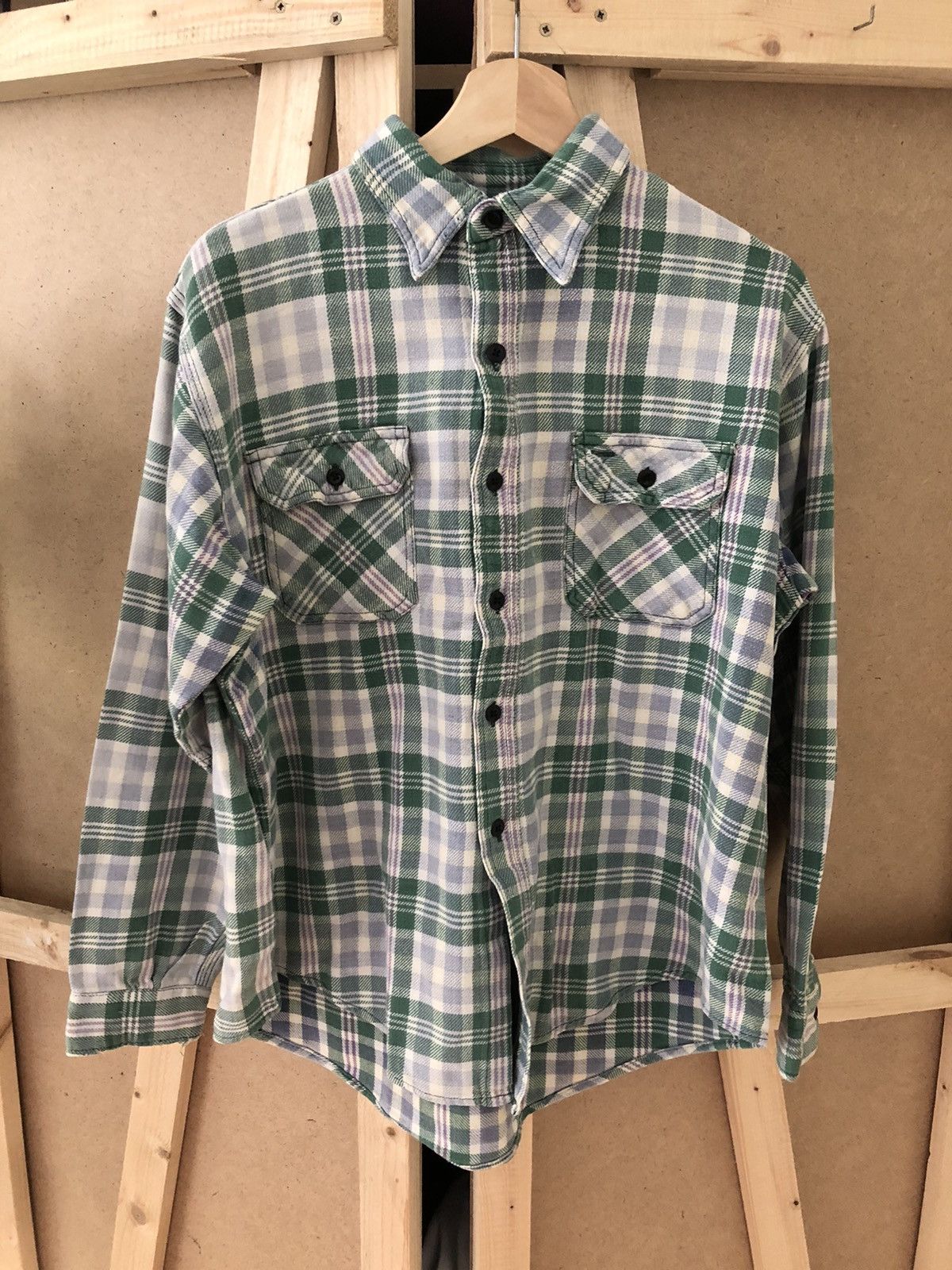 Needles × Nepenthes New York Purple Label Rugged Flannel Made in Japan ...