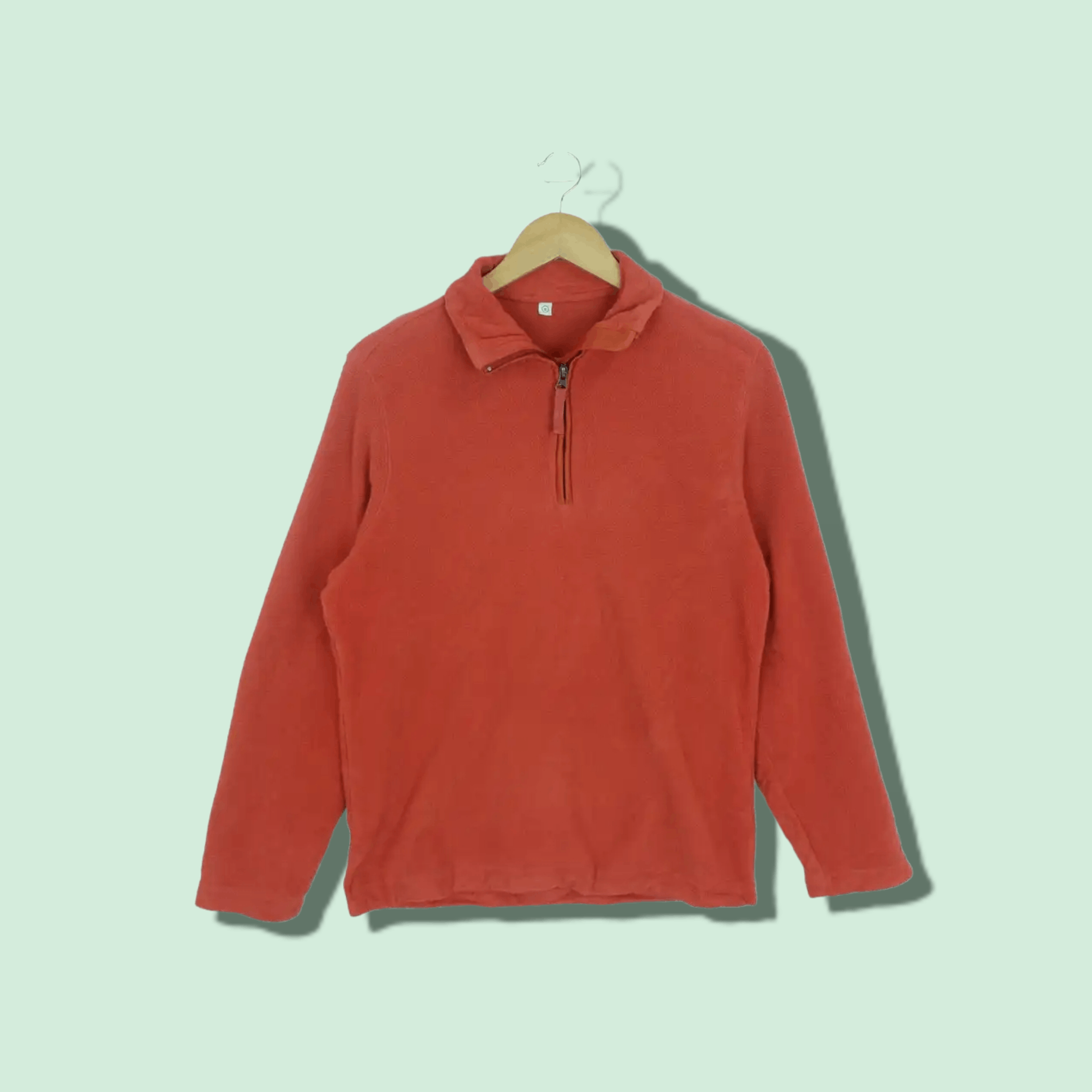 Uniqlo Vintage 2000's UNIQLO Orange Jumper Sweatshirt | Grailed
