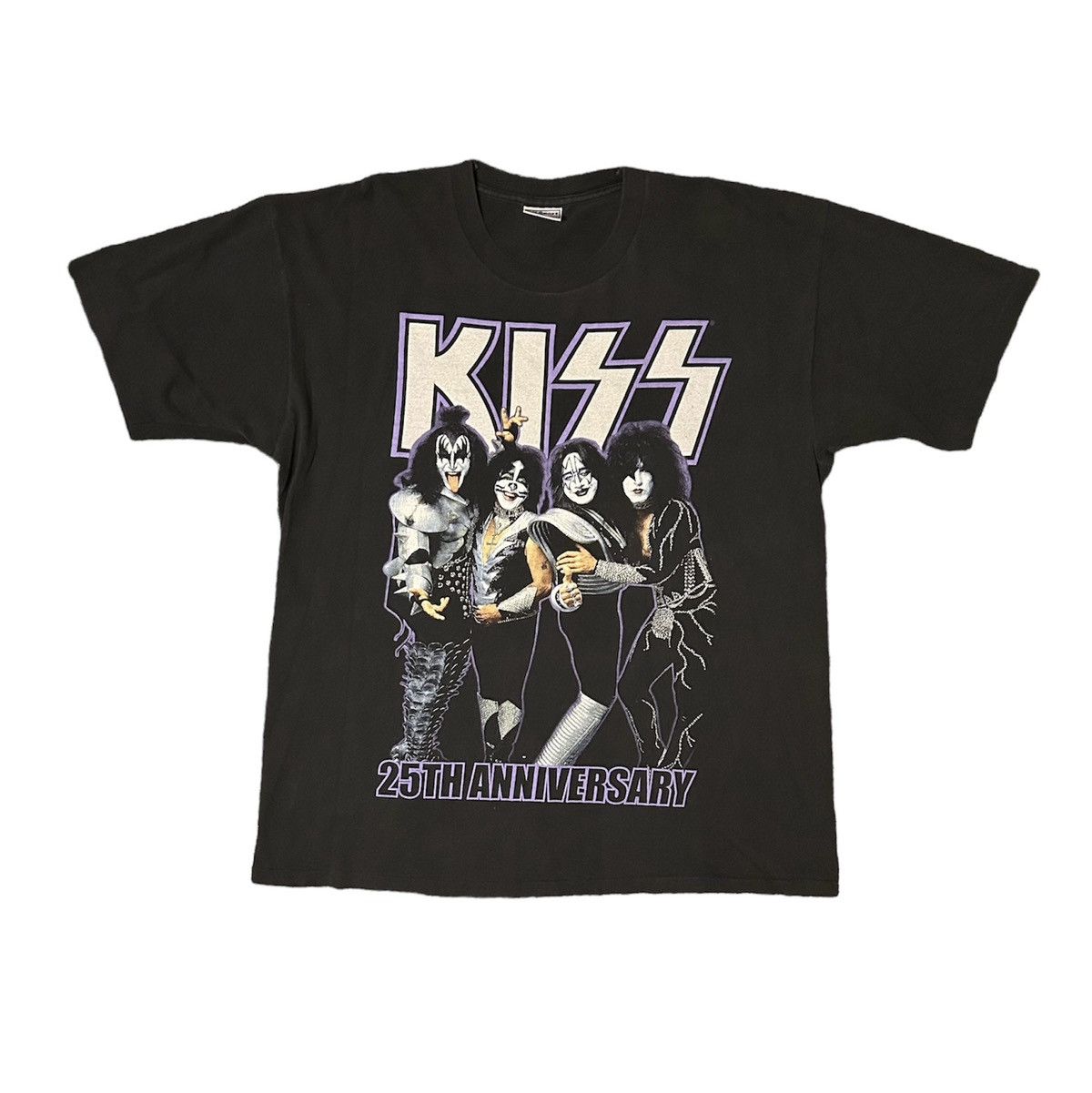 Vintage VINTAGE 25th Anniversary KISS tee | Grailed