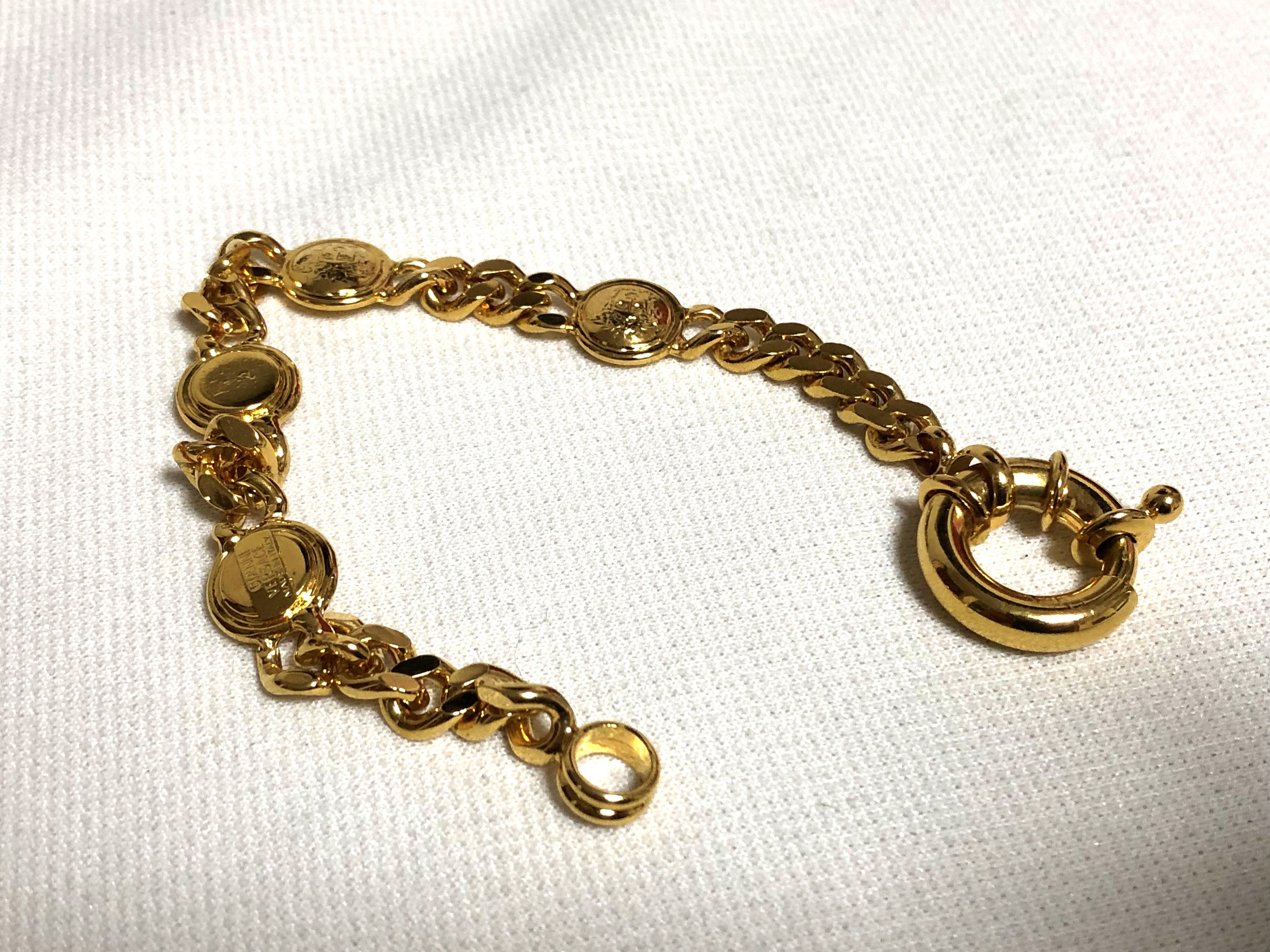 Versace GIANNI VERSACE gold plated bracelet MEDUSA vintage box | Grailed