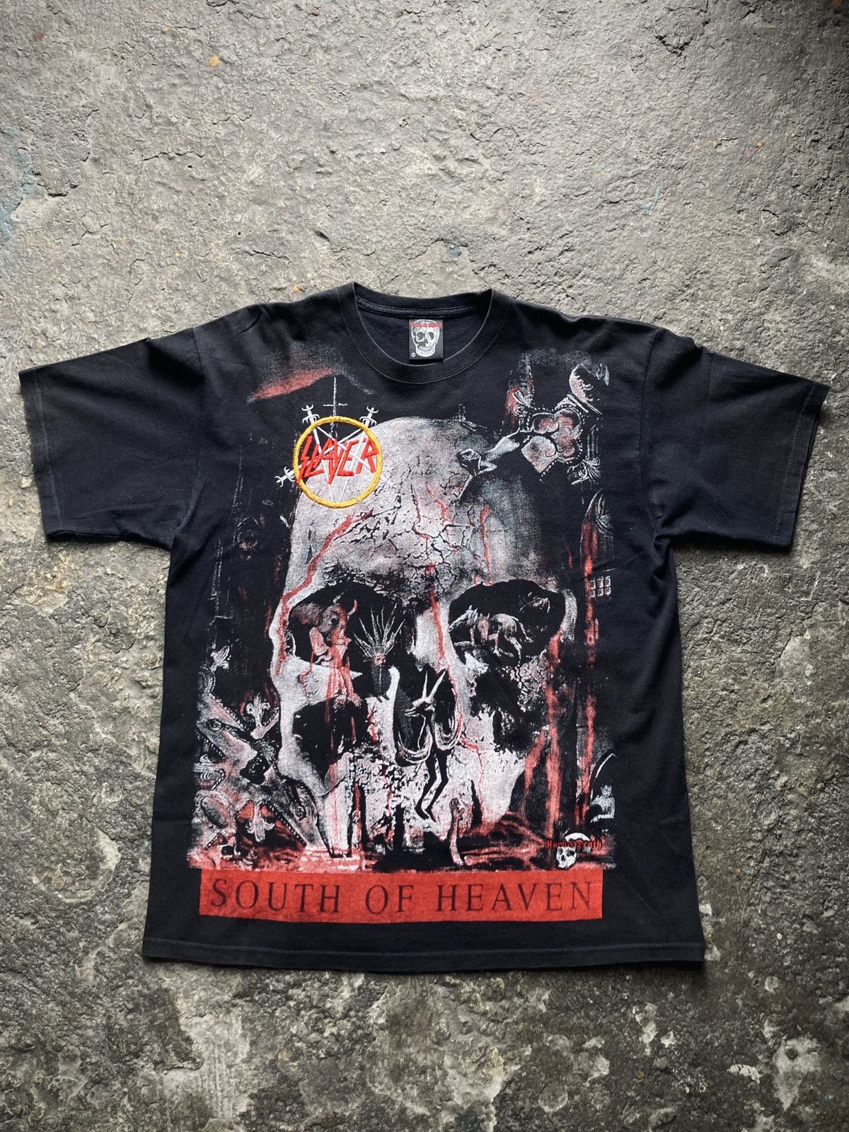 Vintage Vintage 90s Slayer World Painted Blood Mexican Bootleg | Grailed