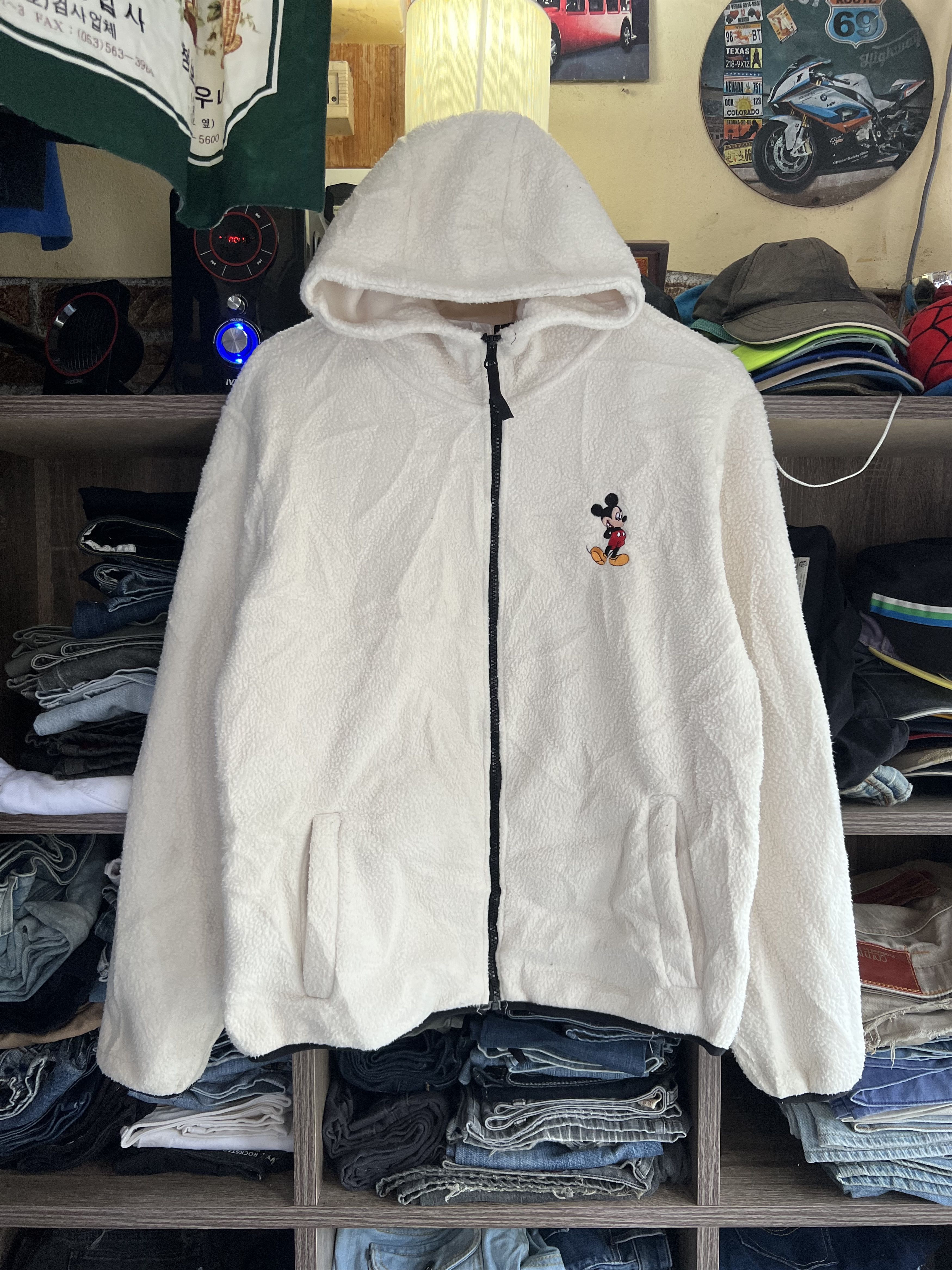 Disney × Japanese Brand × Mickey Mouse 🔥Disney Mickey Fleece Hoodie ...