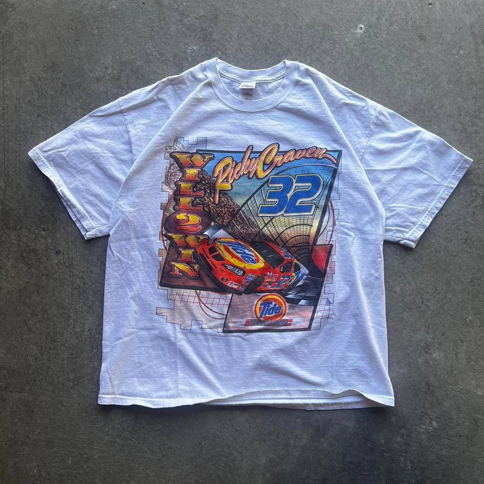 NASCAR × Streetwear × Vintage Vintage Nascar Ricky Craven Racing ...