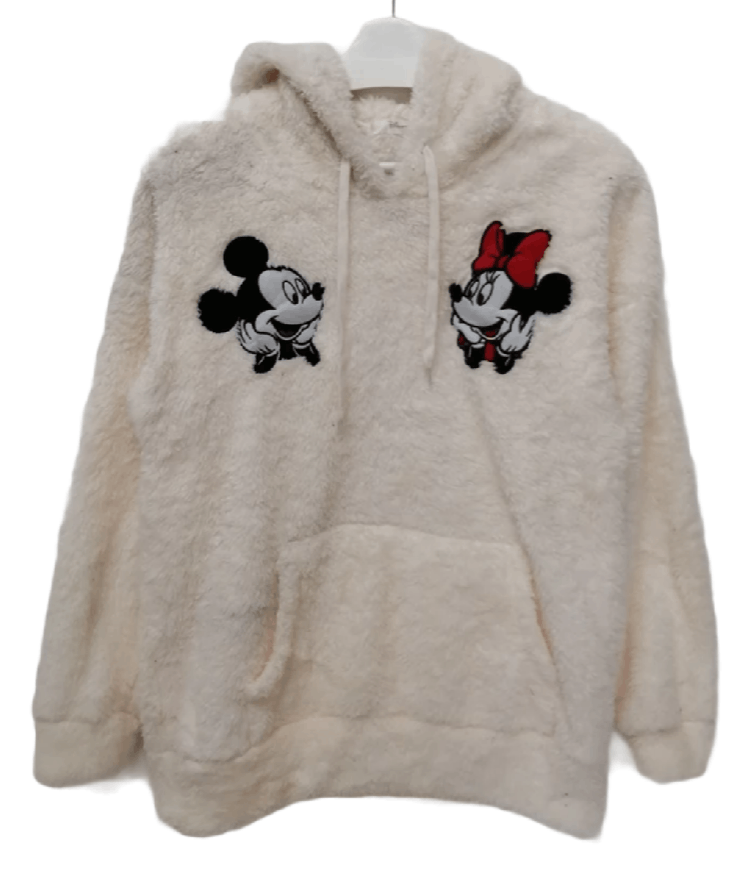 Disney × Mickey Mouse × Mink Fur Coat DISNEY MICKEY & MINNIE Sherpa ...