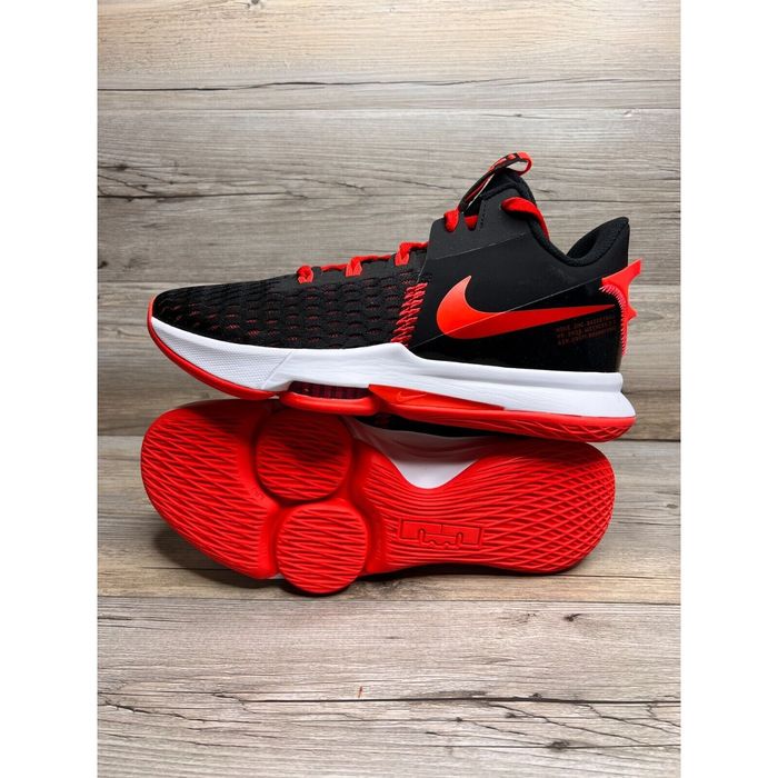 Nike Nike LeBron Witness 5 Bred Mens Size 10.5 Black Bright | Grailed
