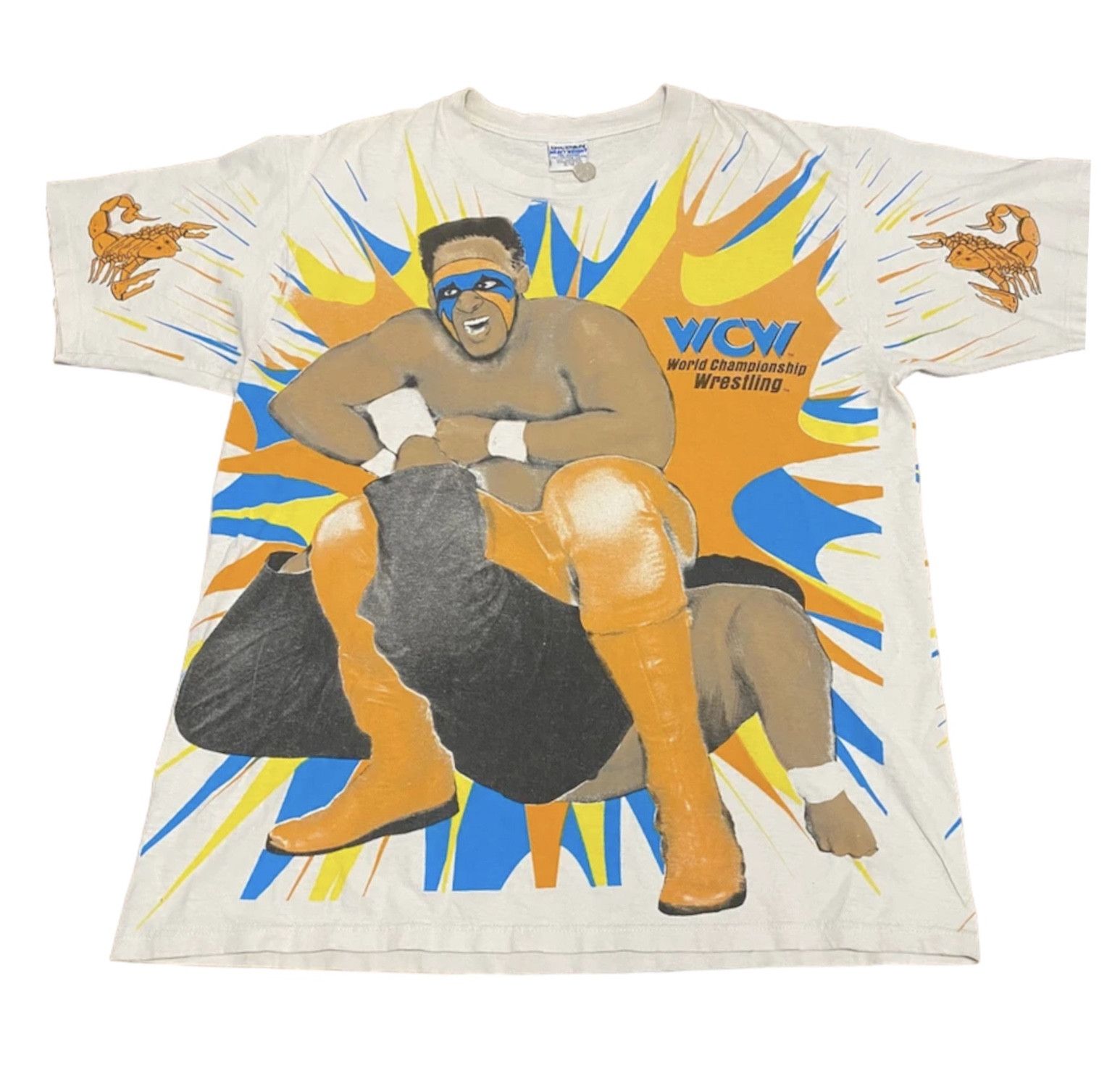 Vintage × WCW/nWo × WWF Rare Vintage WCW 90's Sting All Over Print ...