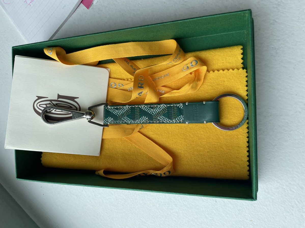 Goyard Mousqueton Keychain Green | Grailed