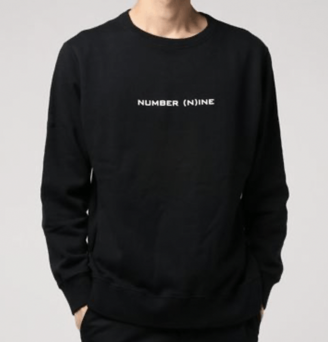 Number (N)ine Number nine logo SWEATSHIRT | Grailed