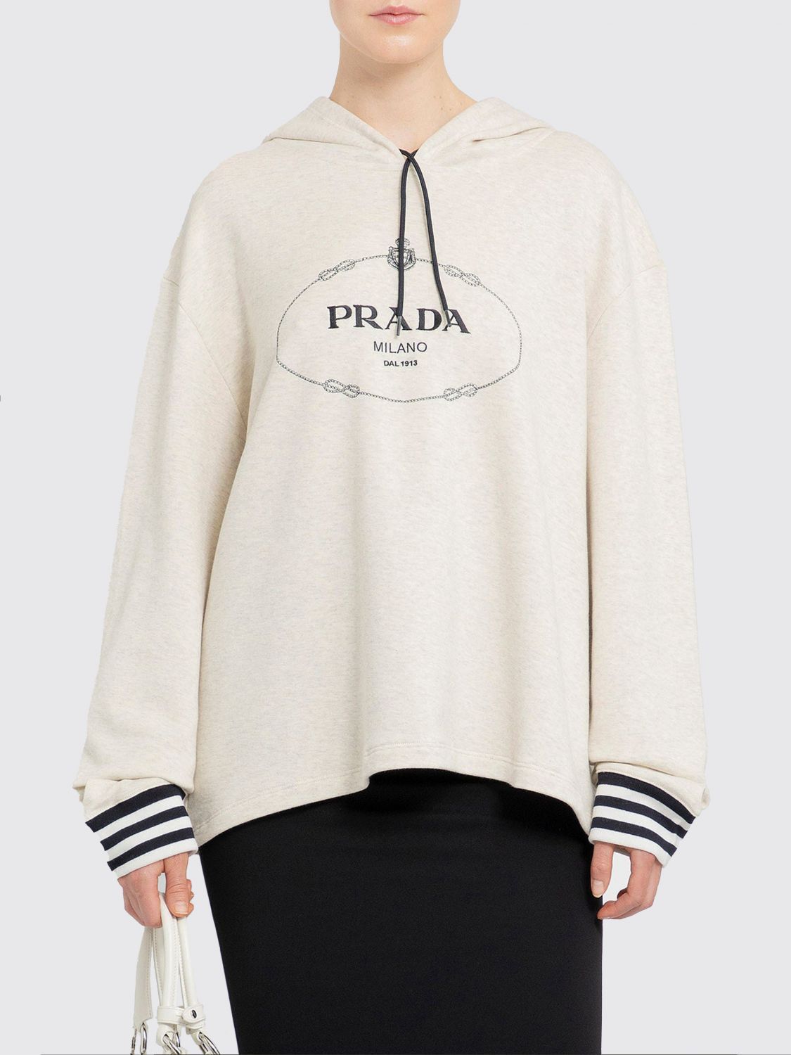 Prada Prada Sweatshirt Woman White | Grailed