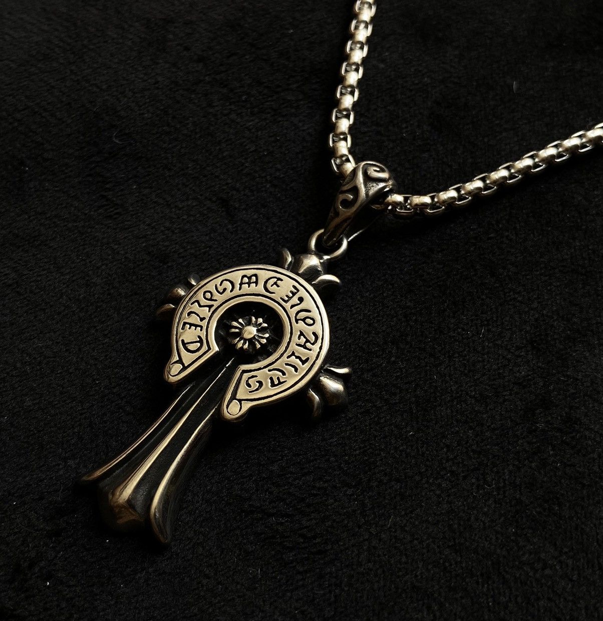 Vintage Cross Necklace Stainless Steel | Grailed