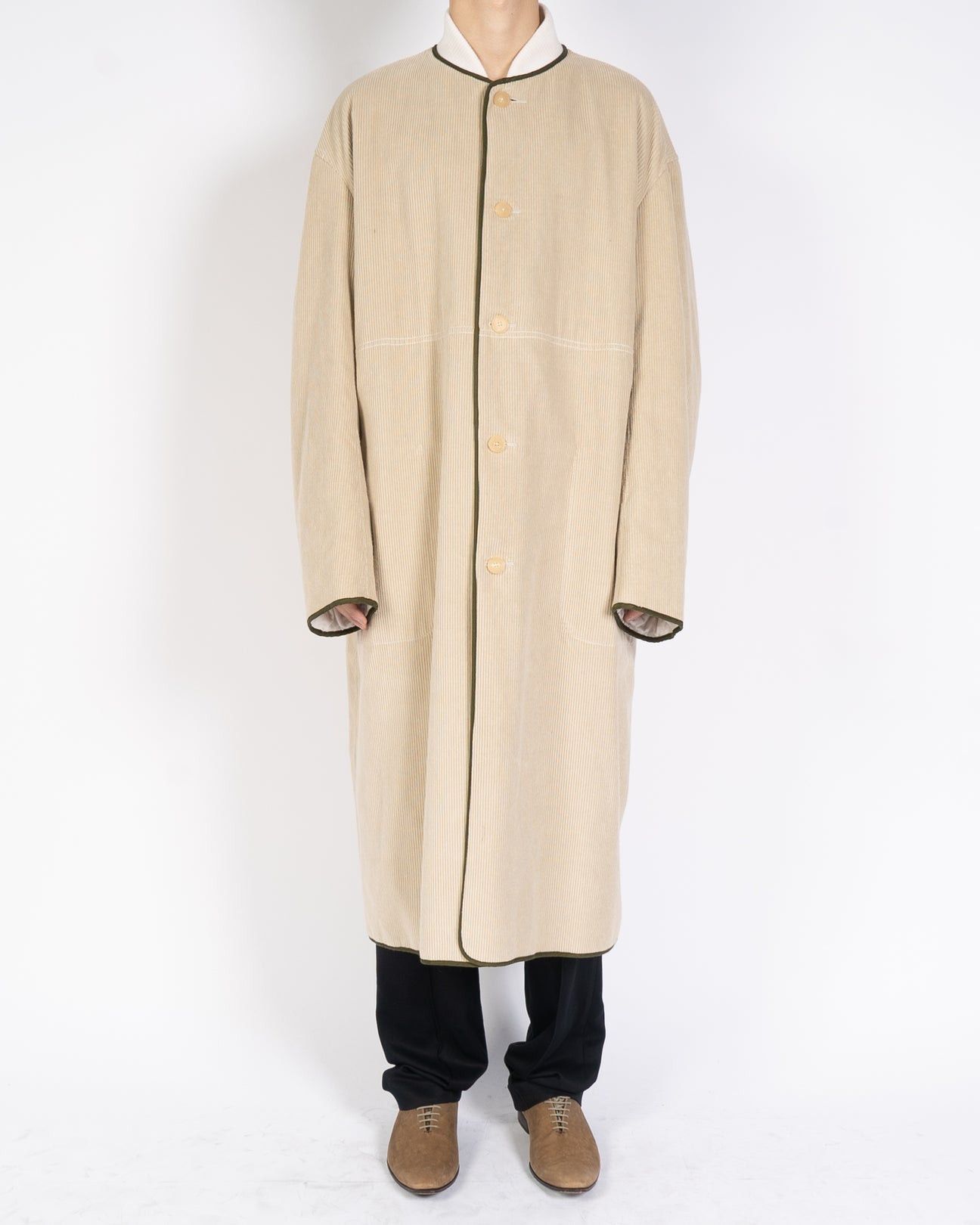 Haider Ackermann FW19 Grey Cord Reversible Bomber Coat | Grailed